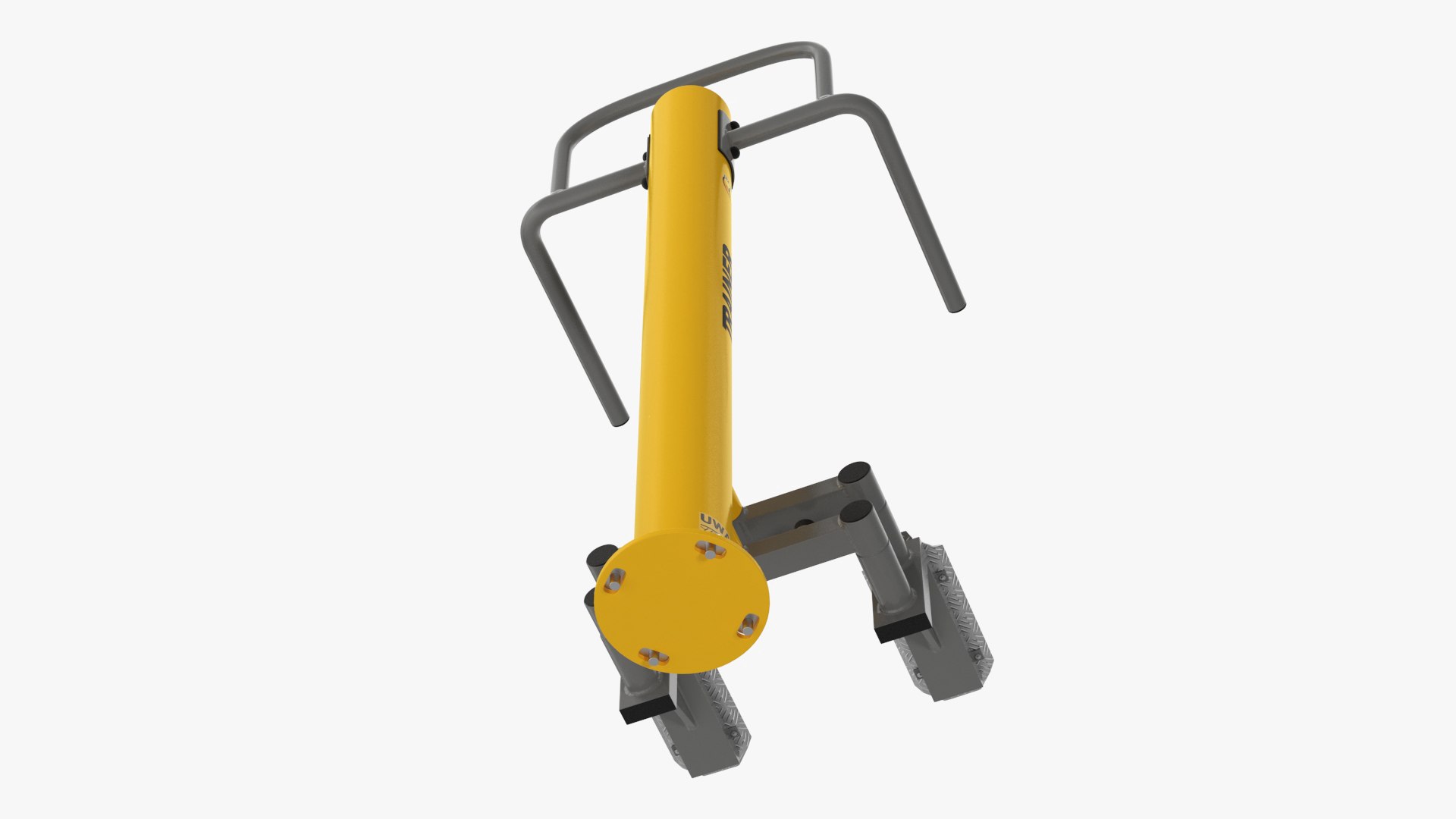 Stepper Outdoor Fitness Equipment Yellow 3D Model - TurboSquid 2046412