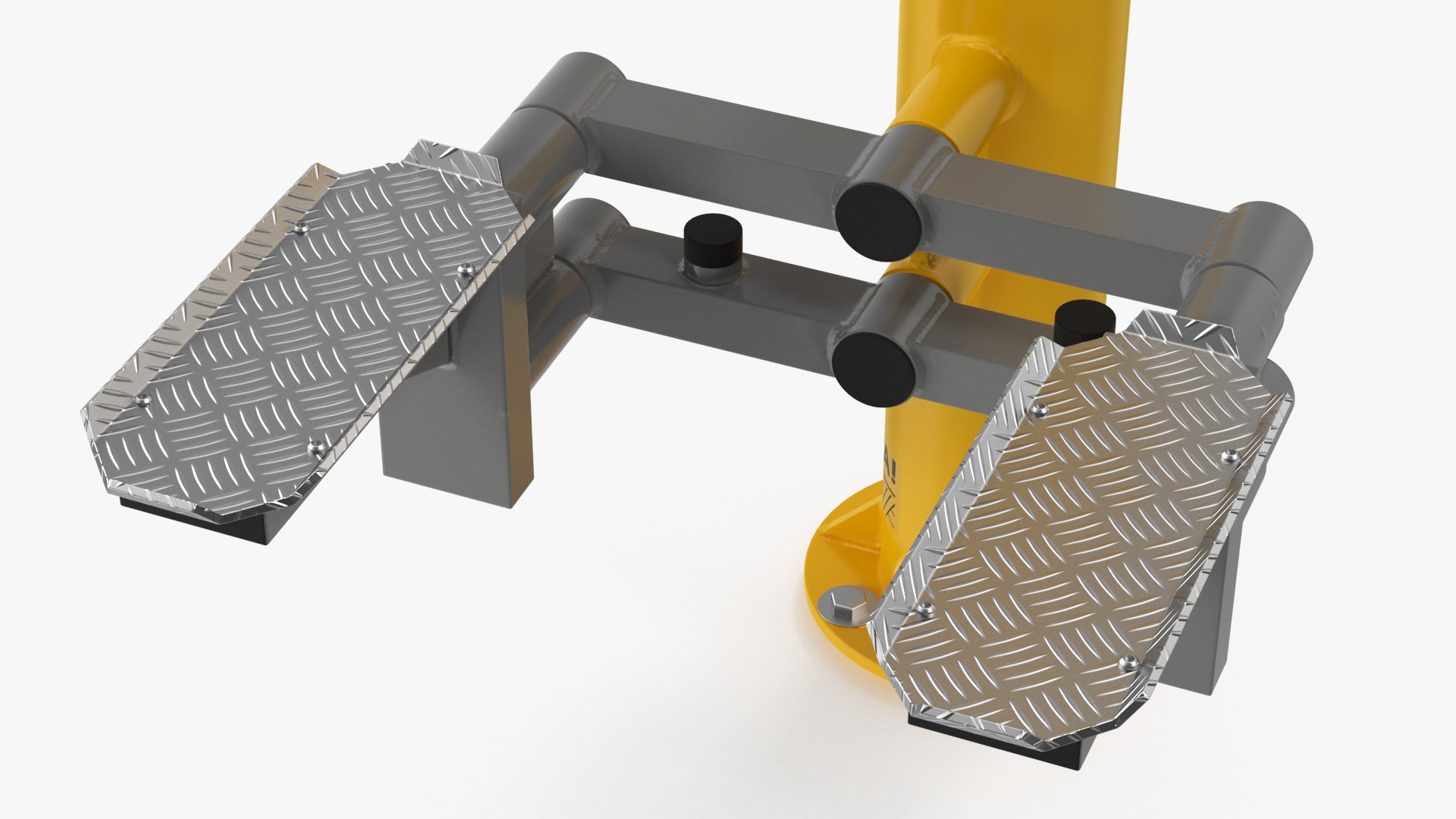 Stepper Outdoor Fitness Equipment Yellow 3D Model - TurboSquid 2046412