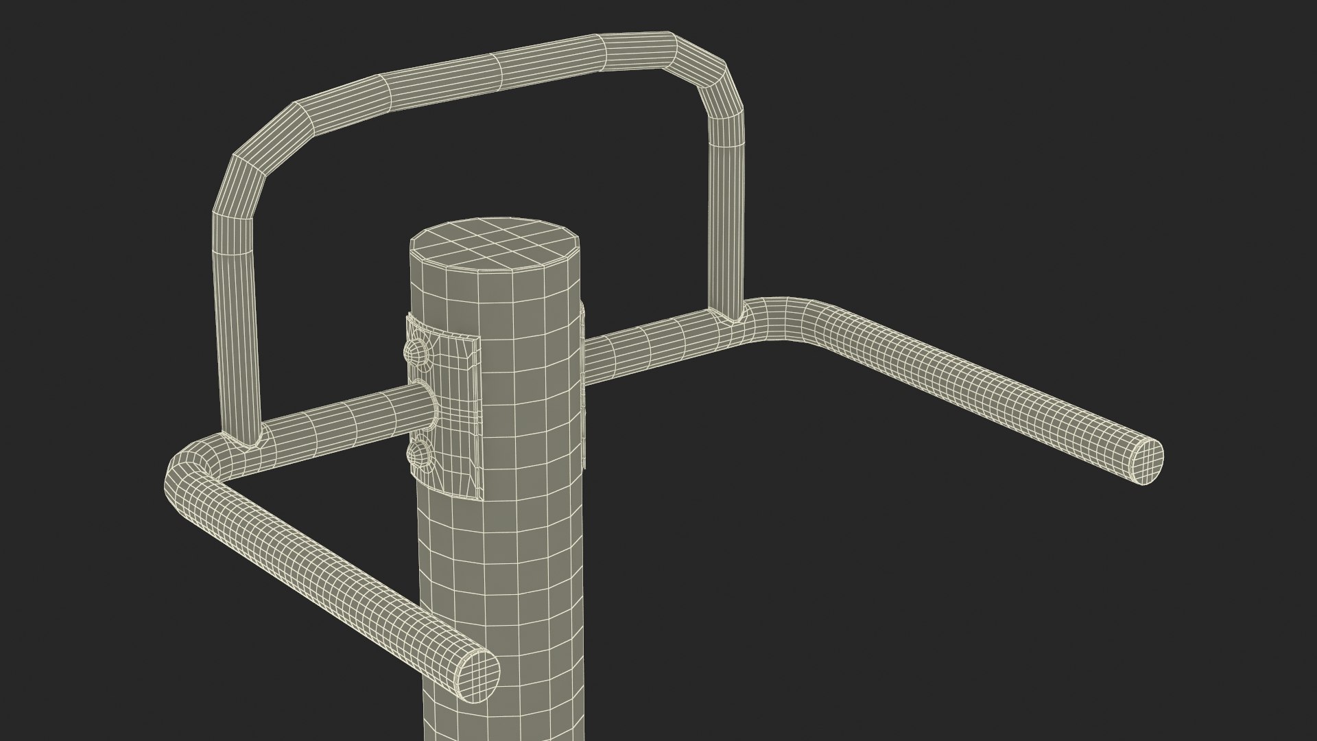 Stepper Outdoor Fitness Equipment Yellow 3D Model - TurboSquid 2046412