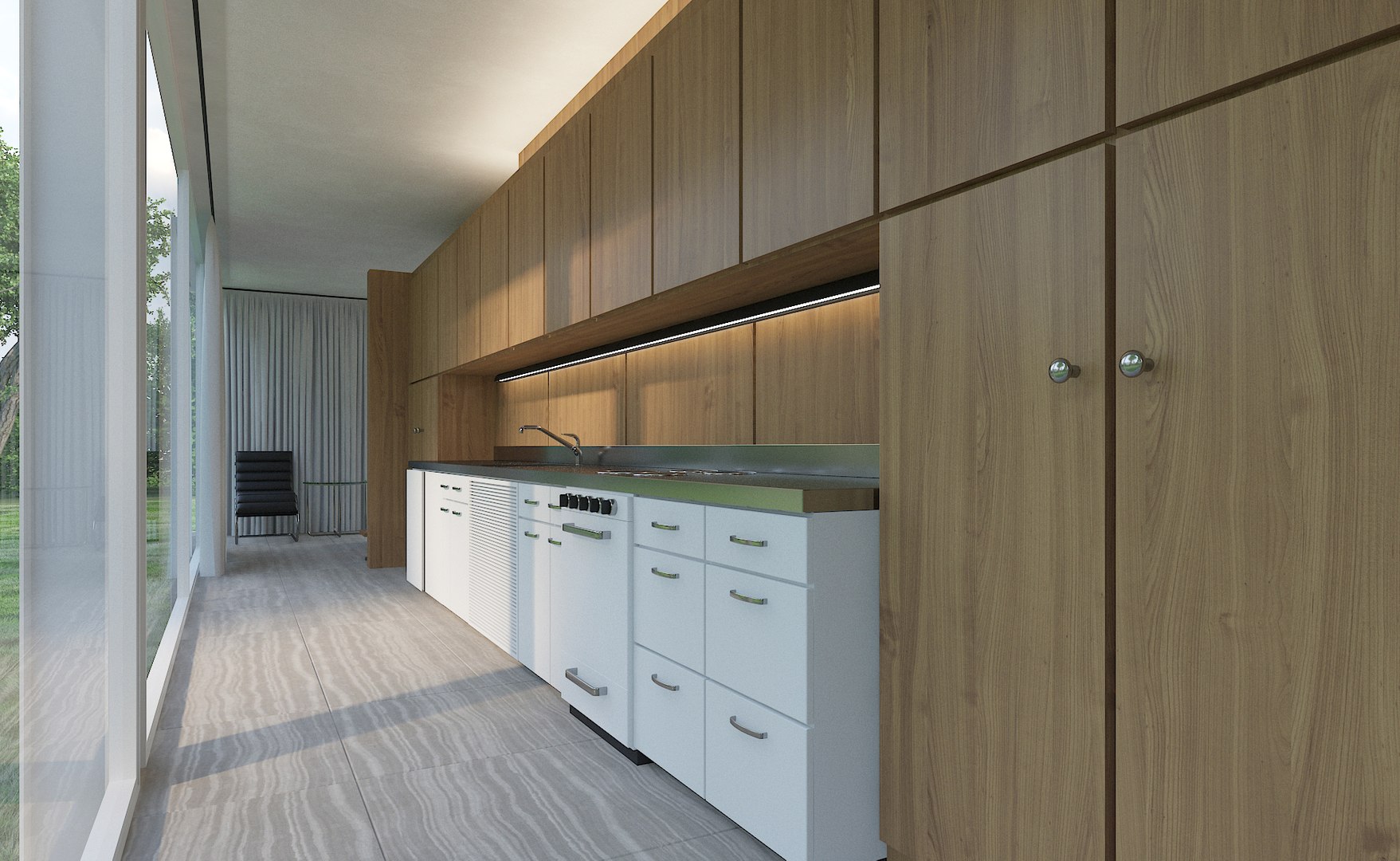 Edith Farnsworth House Exterior And Interior Model - TurboSquid 2295137