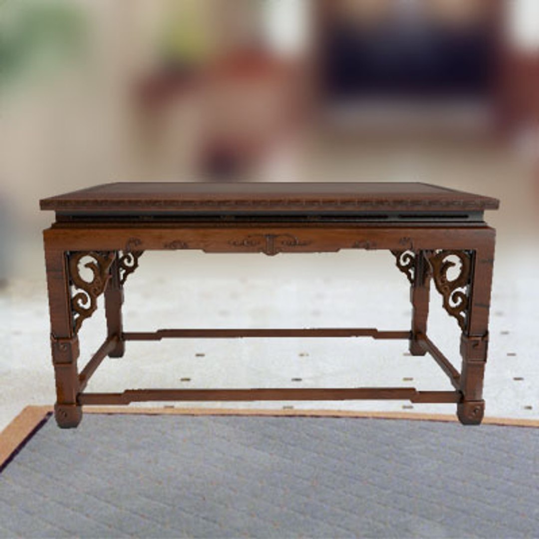 3d Chinese Table Furniture Model