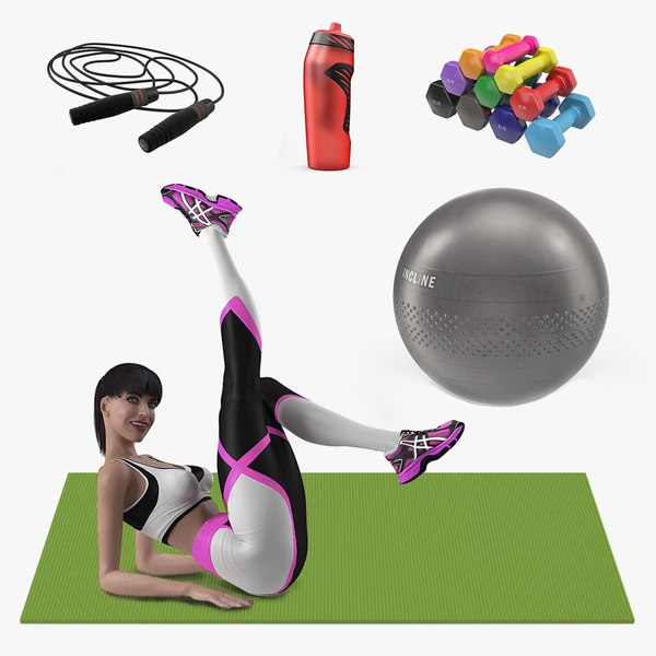 Woman Fitness 3D Models for Download | TurboSquid