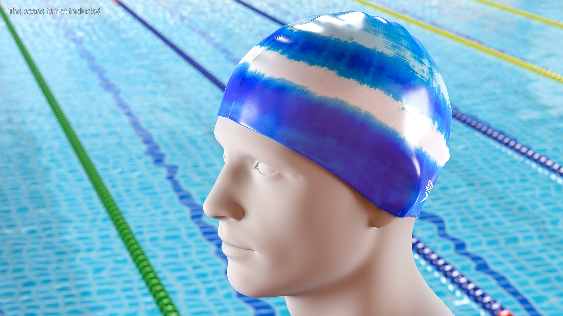 3D Speedo Blue Silicone Swim Model - TurboSquid 1629211