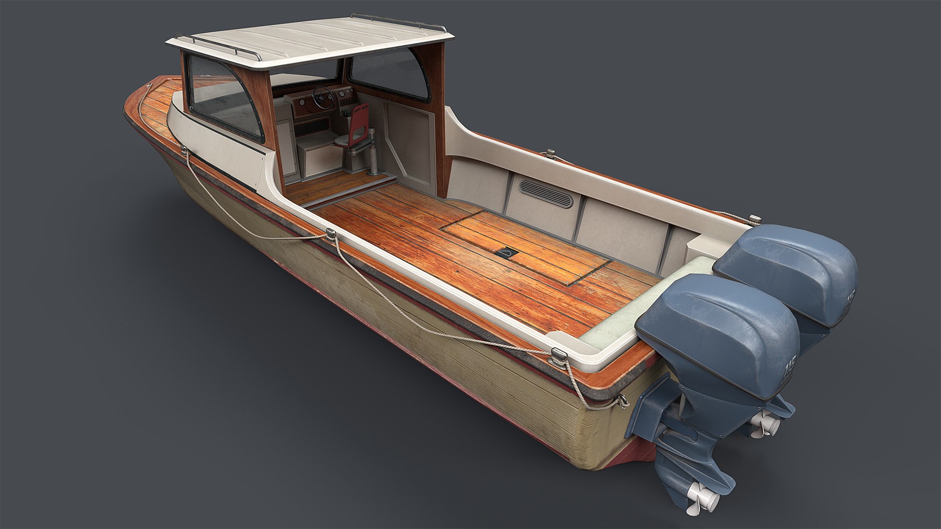 3D Boat Engine Model - TurboSquid 1643753