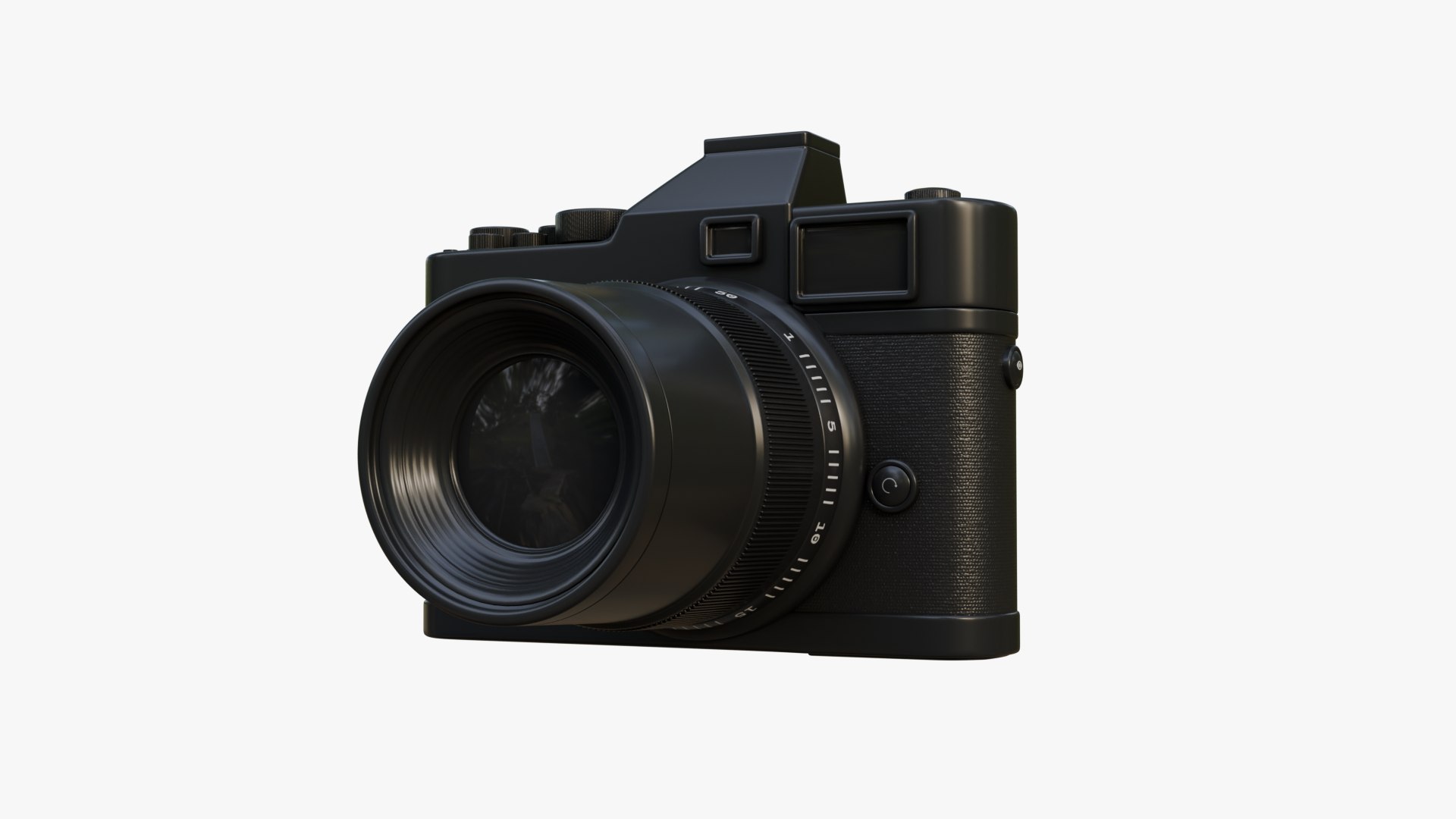 3D Black Film Camera Model - TurboSquid 2289869