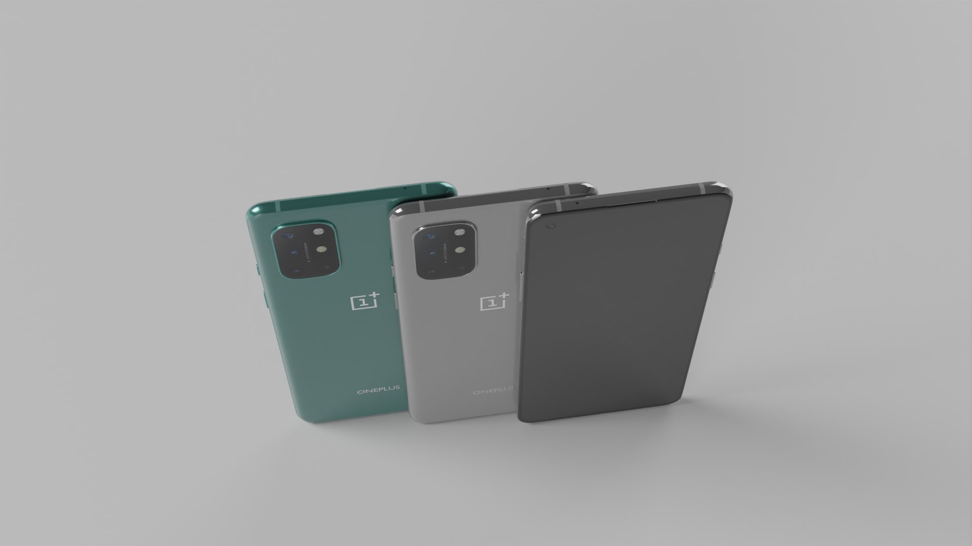 OnePlus 8T All Colors Smartphone Model - TurboSquid 2078377