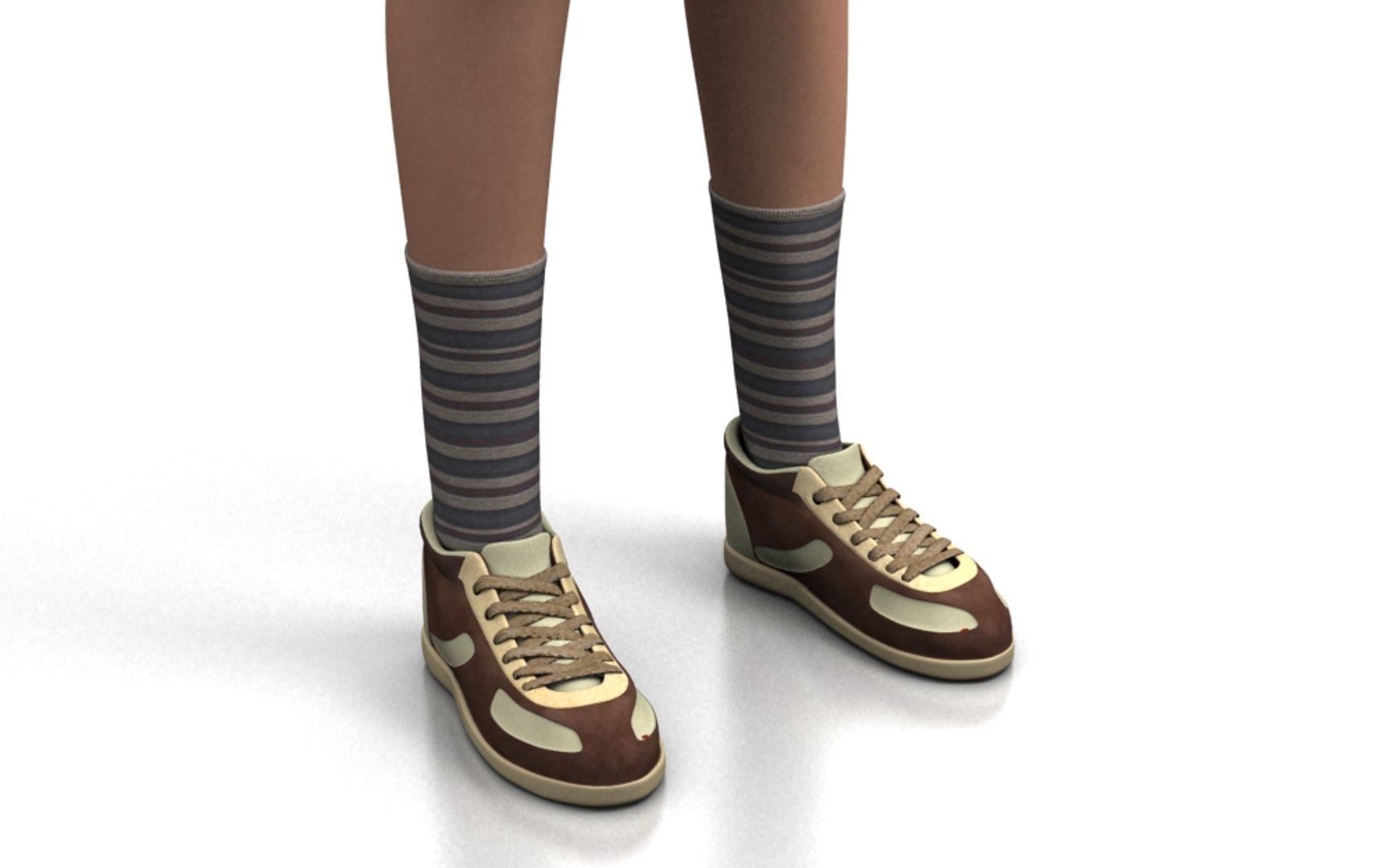 3ds Max Foot Shoe