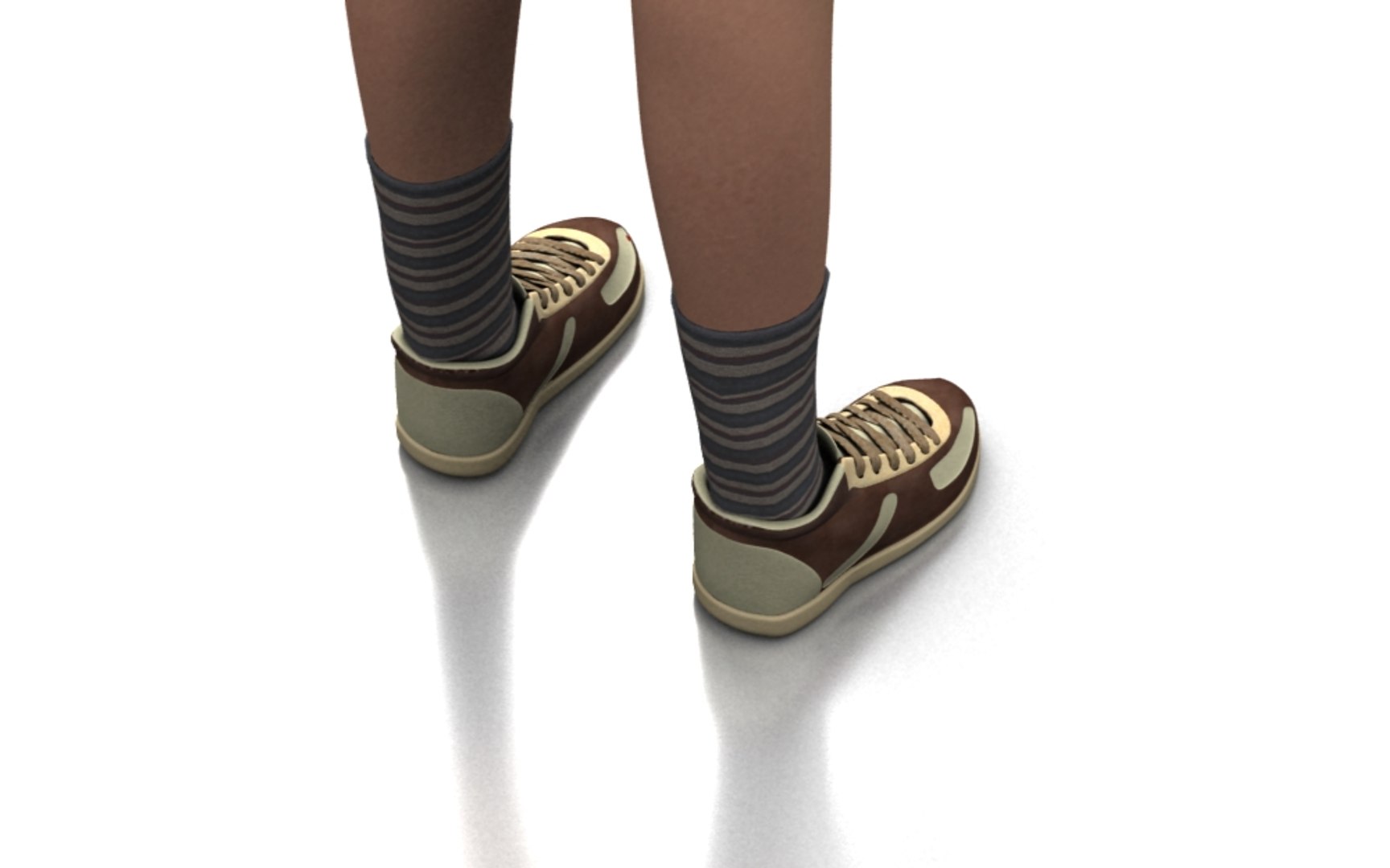 3ds Max Foot Shoe