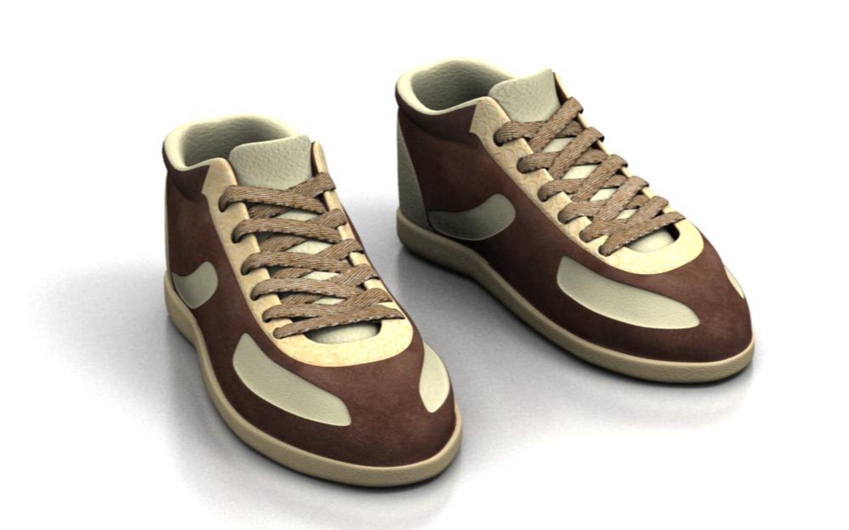 3ds Max Foot Shoe