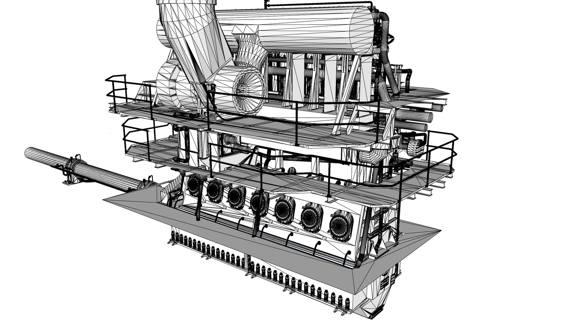 Marine Engine 3D model - TurboSquid 1759977