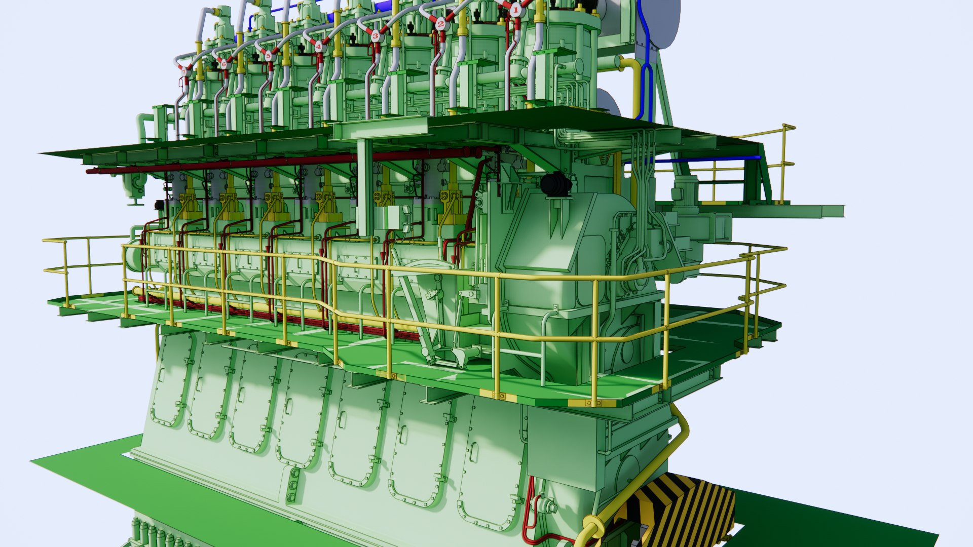 Marine Engine 3D model - TurboSquid 1759977