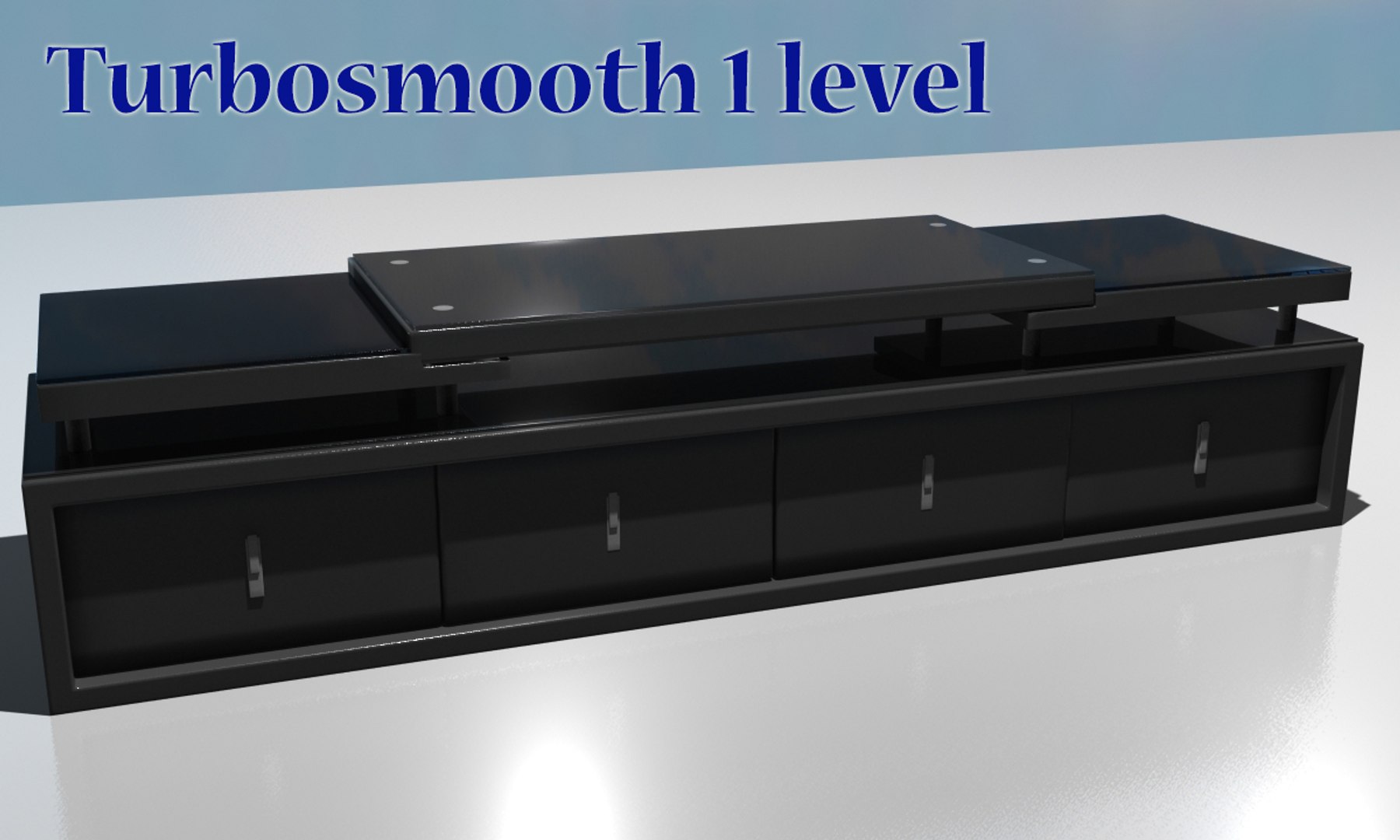 3d Tv Stand Cabinet Model