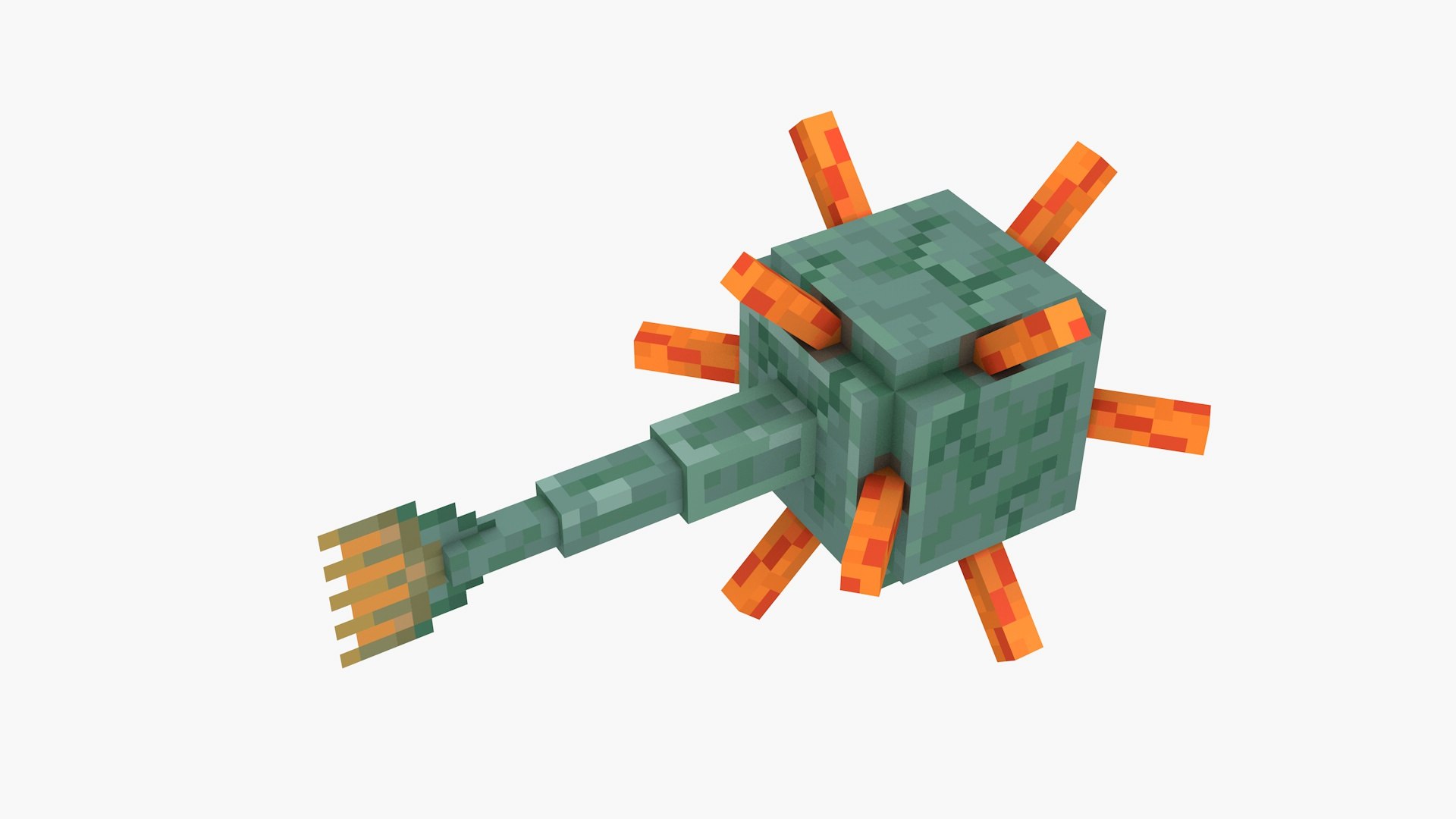 Guardian Minecraft 3D Model - TurboSquid 2388804