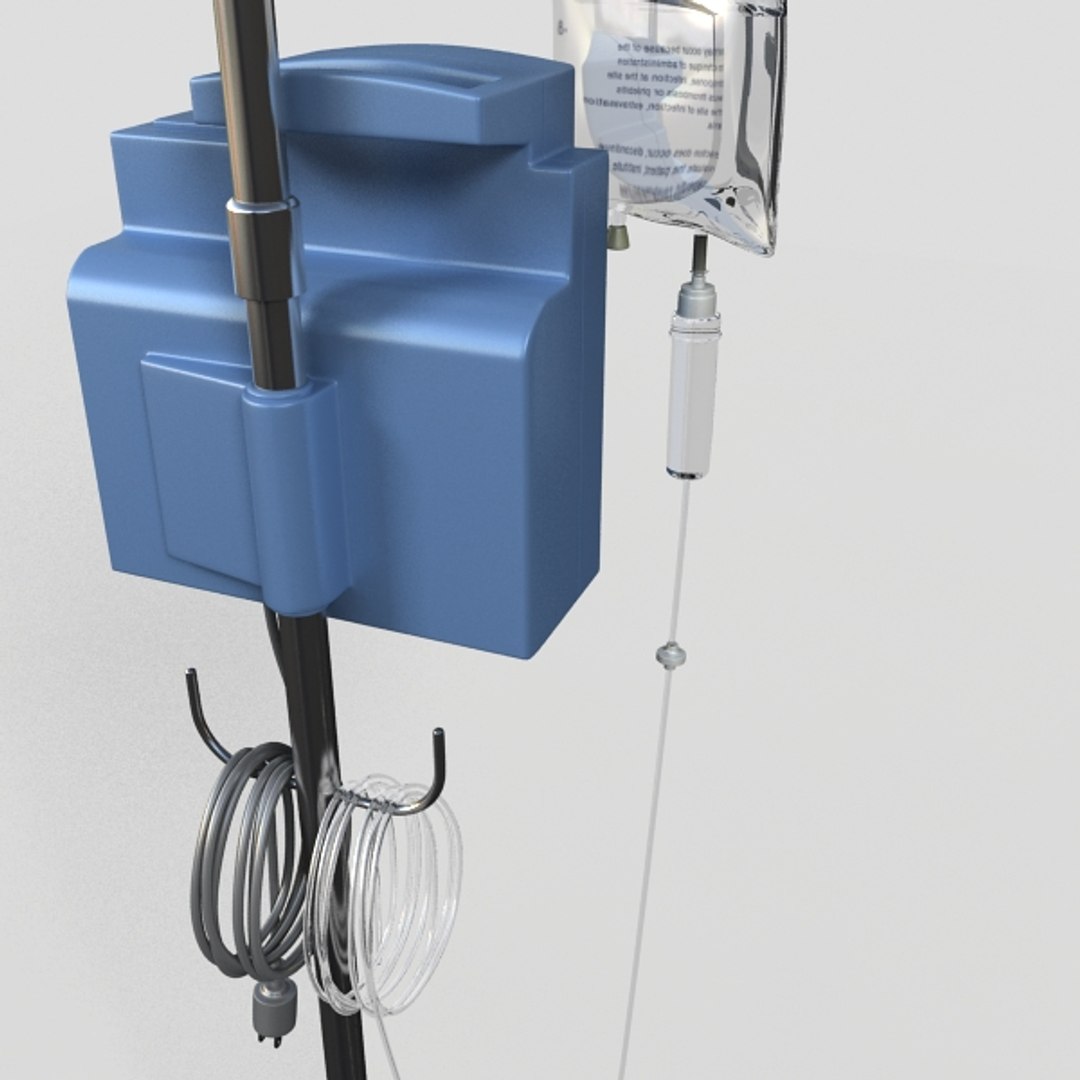 Iv Stand 3d Model