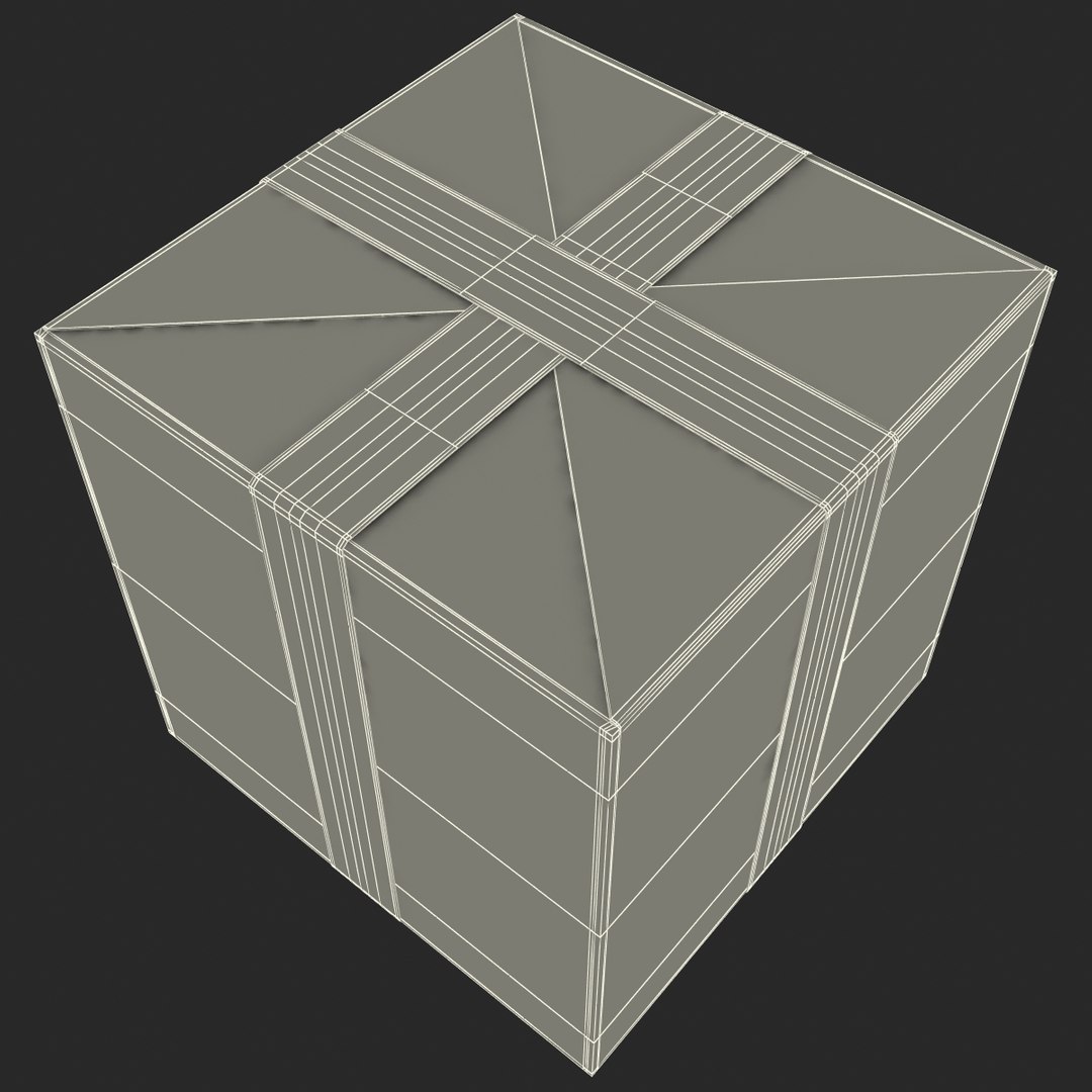 3d Model Gift Box 3 1