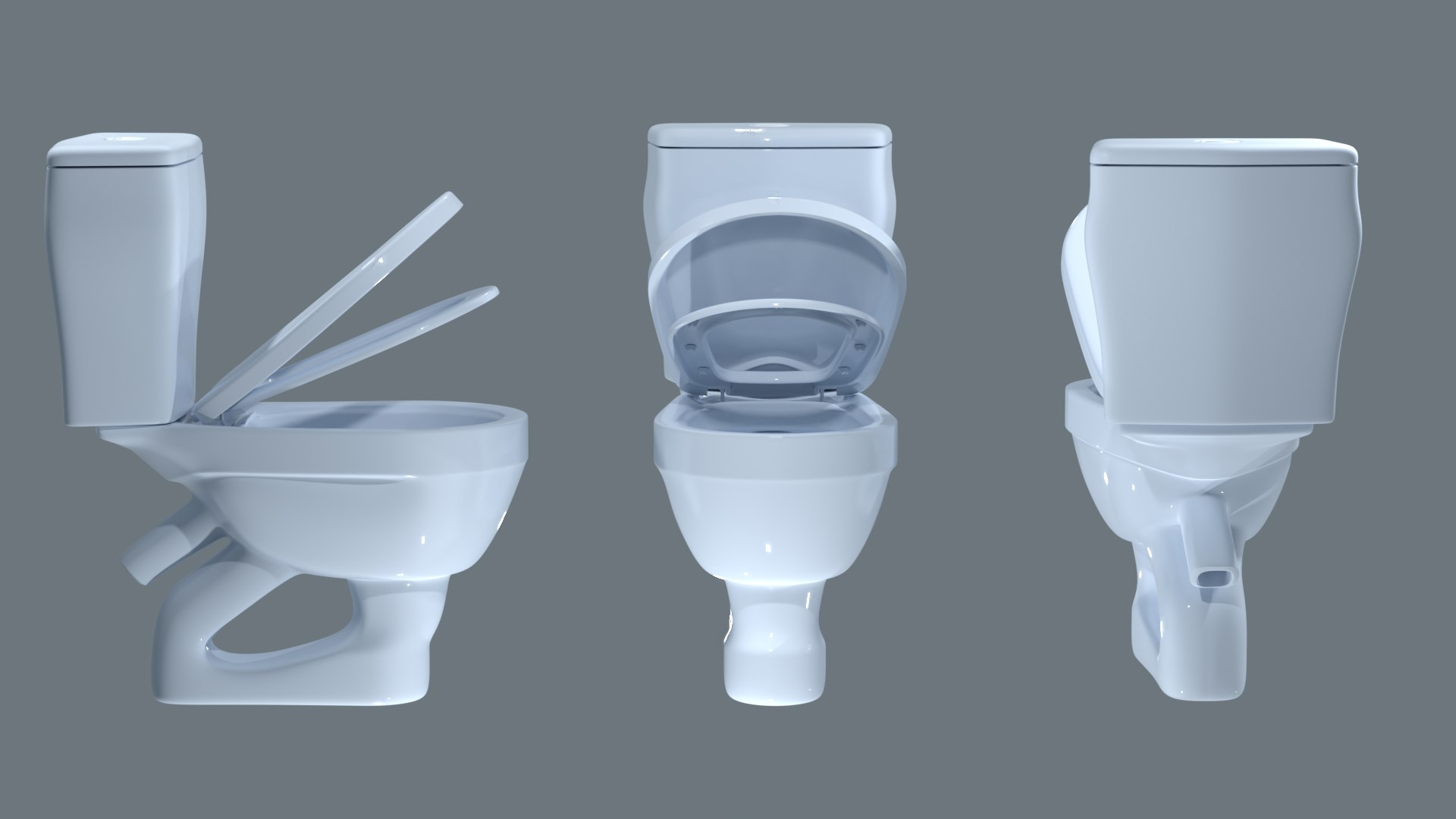 3D Toilet - TurboSquid 1895576