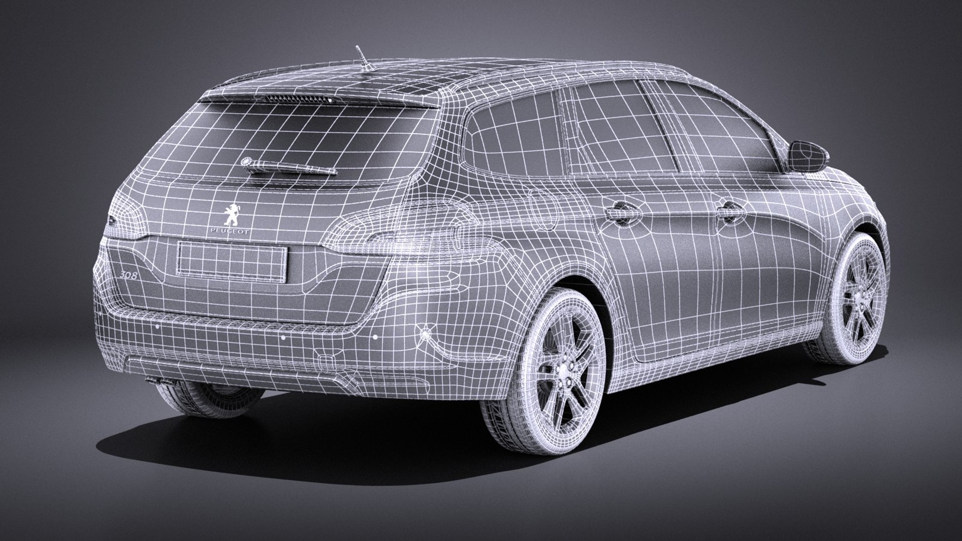 3D 2016 Peugeot Sw - TurboSquid 1205138
