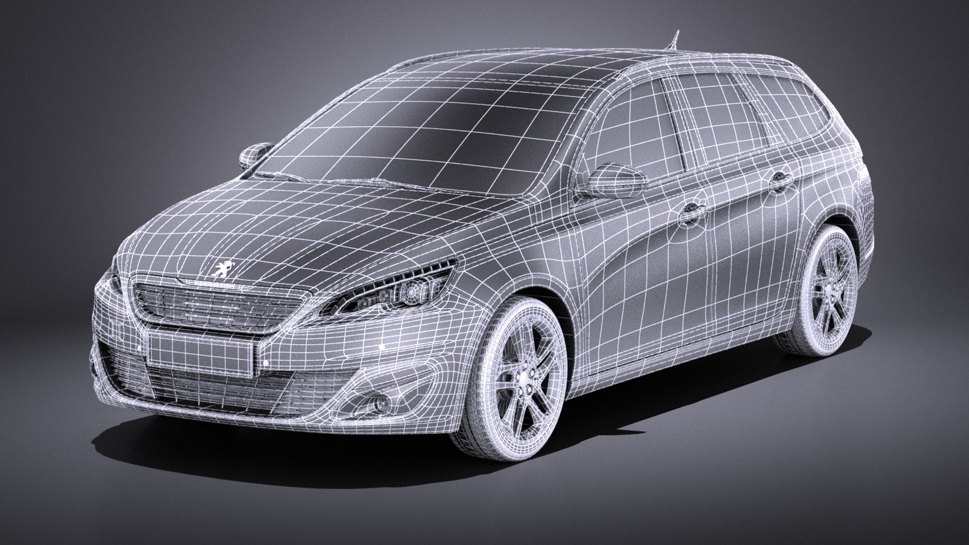 3D 2016 Peugeot Sw - TurboSquid 1205138