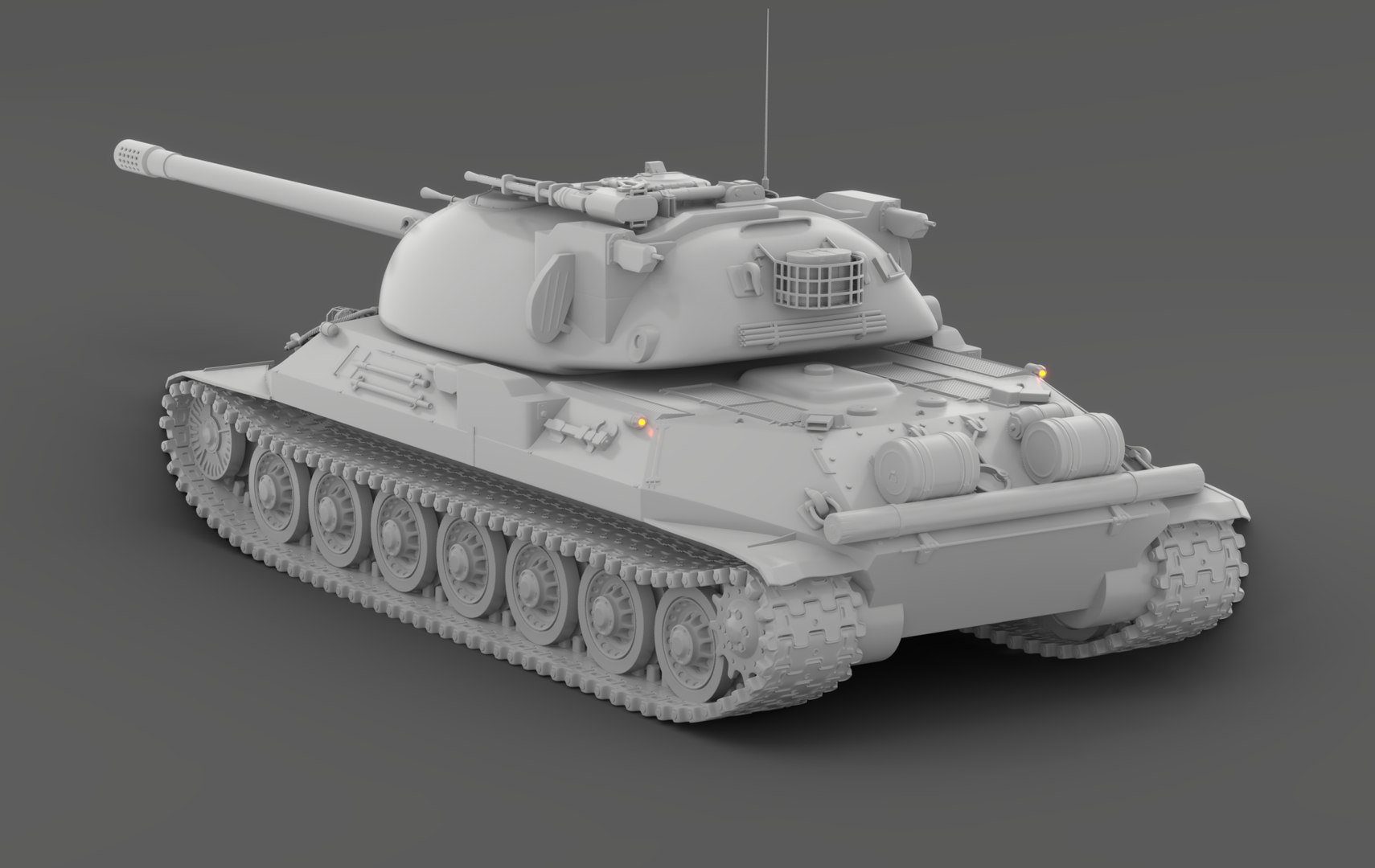 3D Heavy Tank Is-7 Model - TurboSquid 1388579
