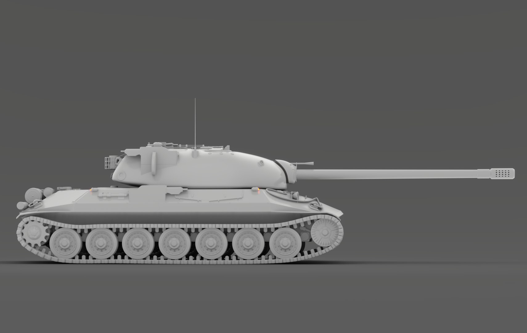 3D Heavy Tank Is-7 Model - TurboSquid 1388579