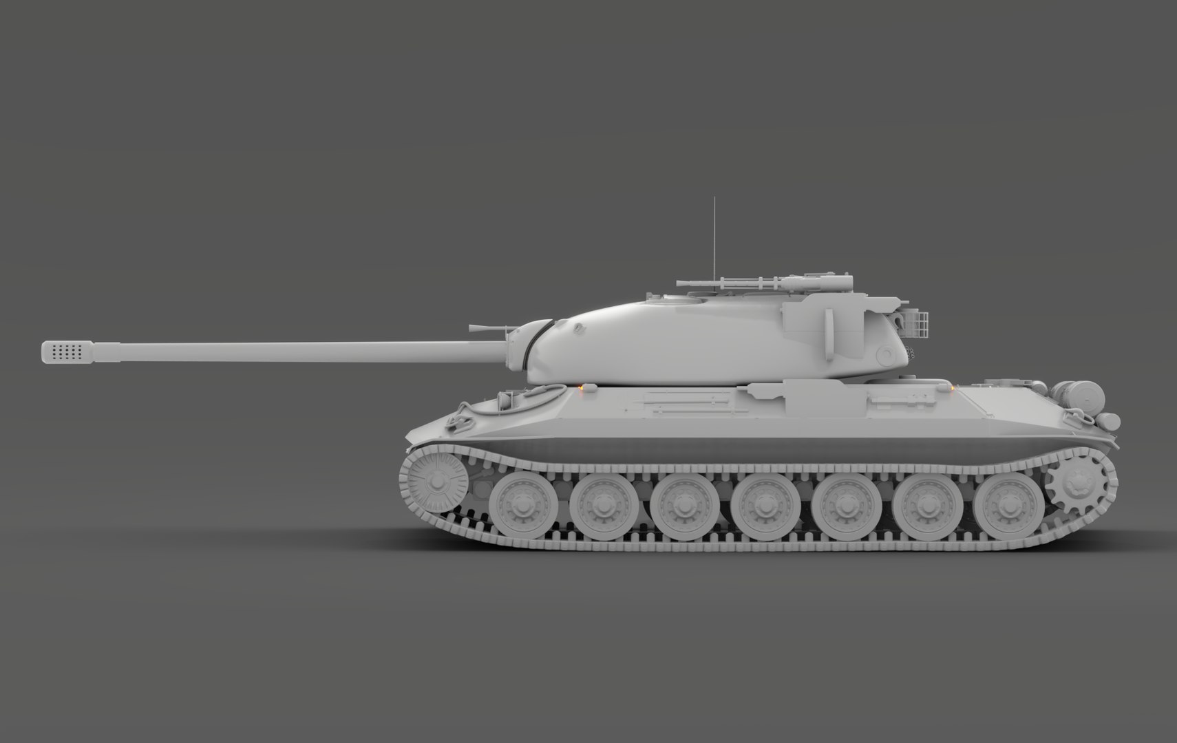 3D Heavy Tank Is-7 Model - TurboSquid 1388579