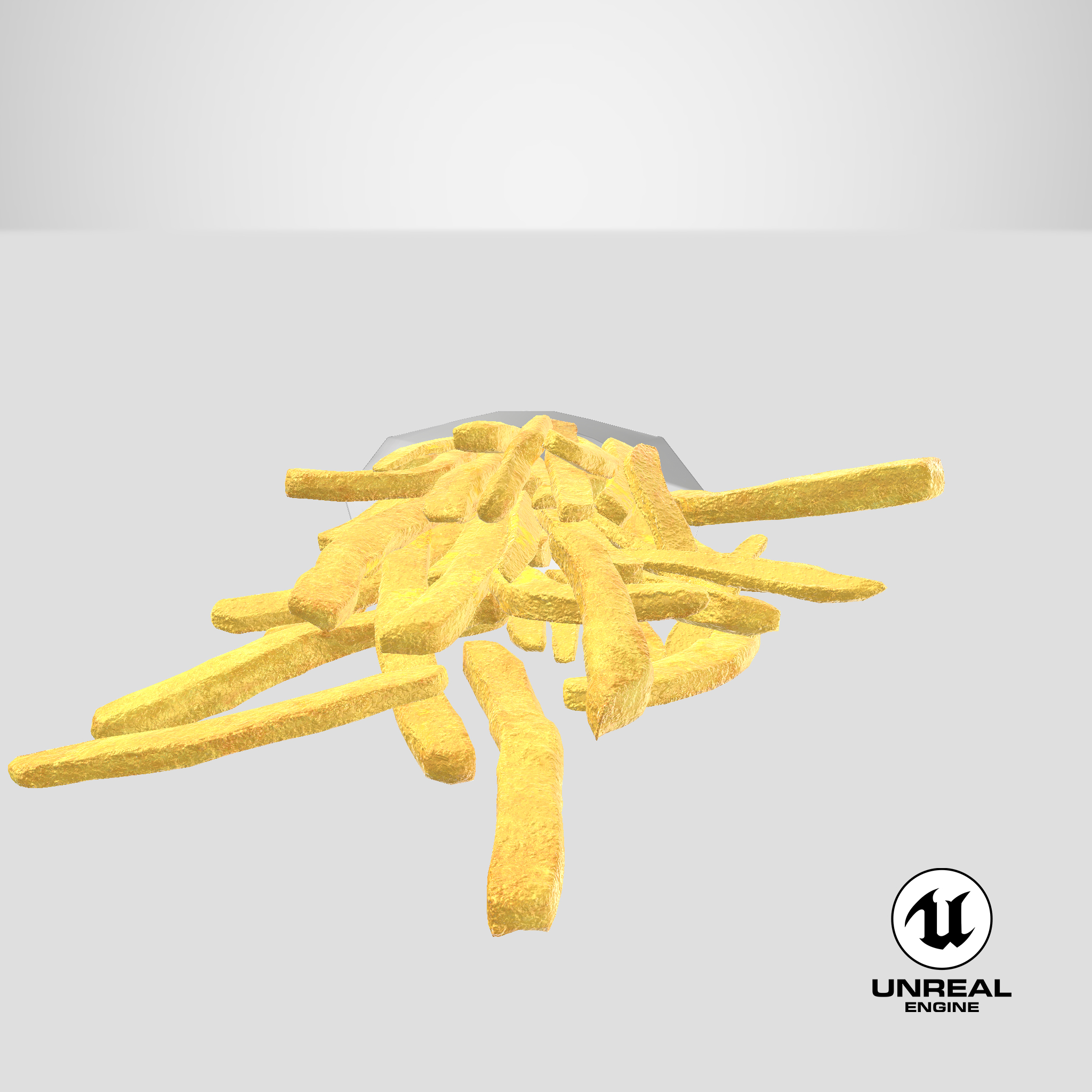 Fries box 3D model - TurboSquid 1167653