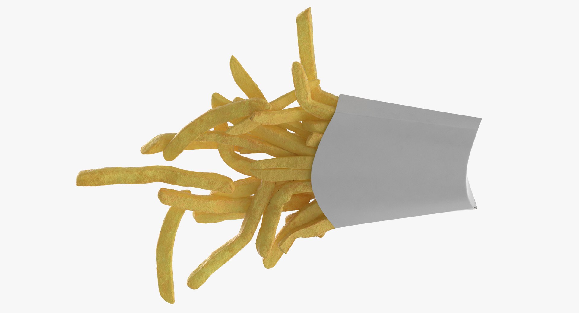 Fries Box 3D Model - TurboSquid 1167653