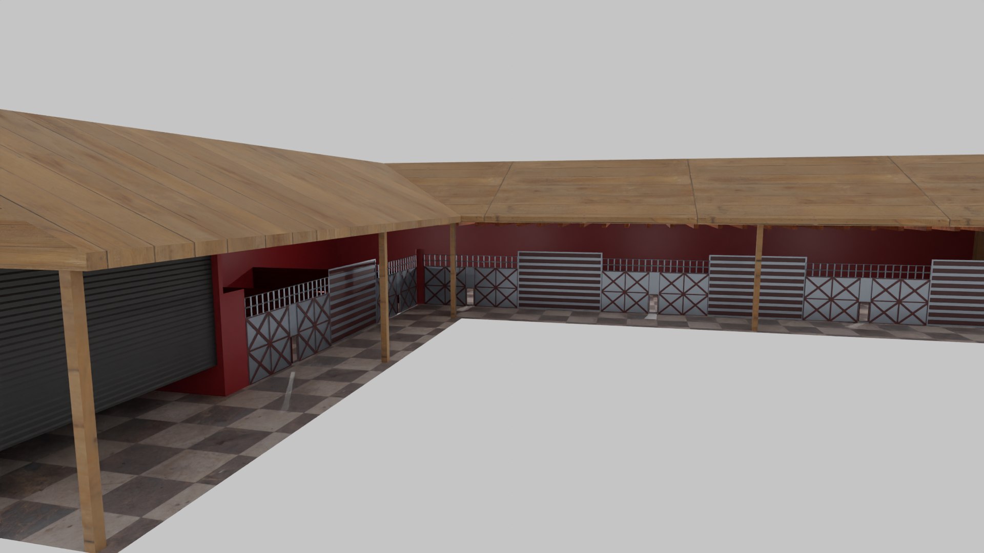 3D Horse Stable Model - TurboSquid 2159162