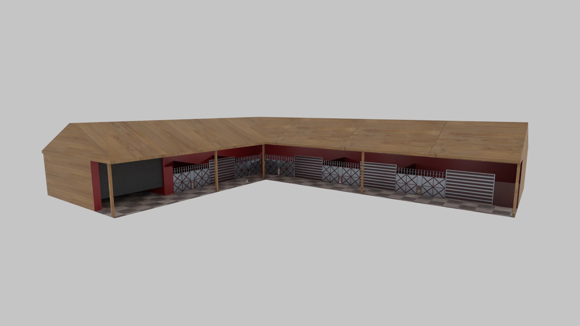 3D Horse Stable Model - TurboSquid 2159162