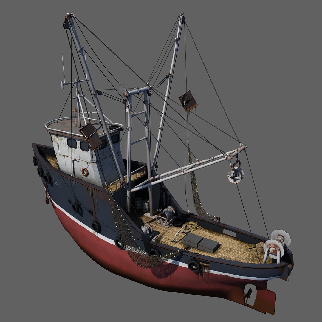 Fishing Boat 3D - TurboSquid 1104307