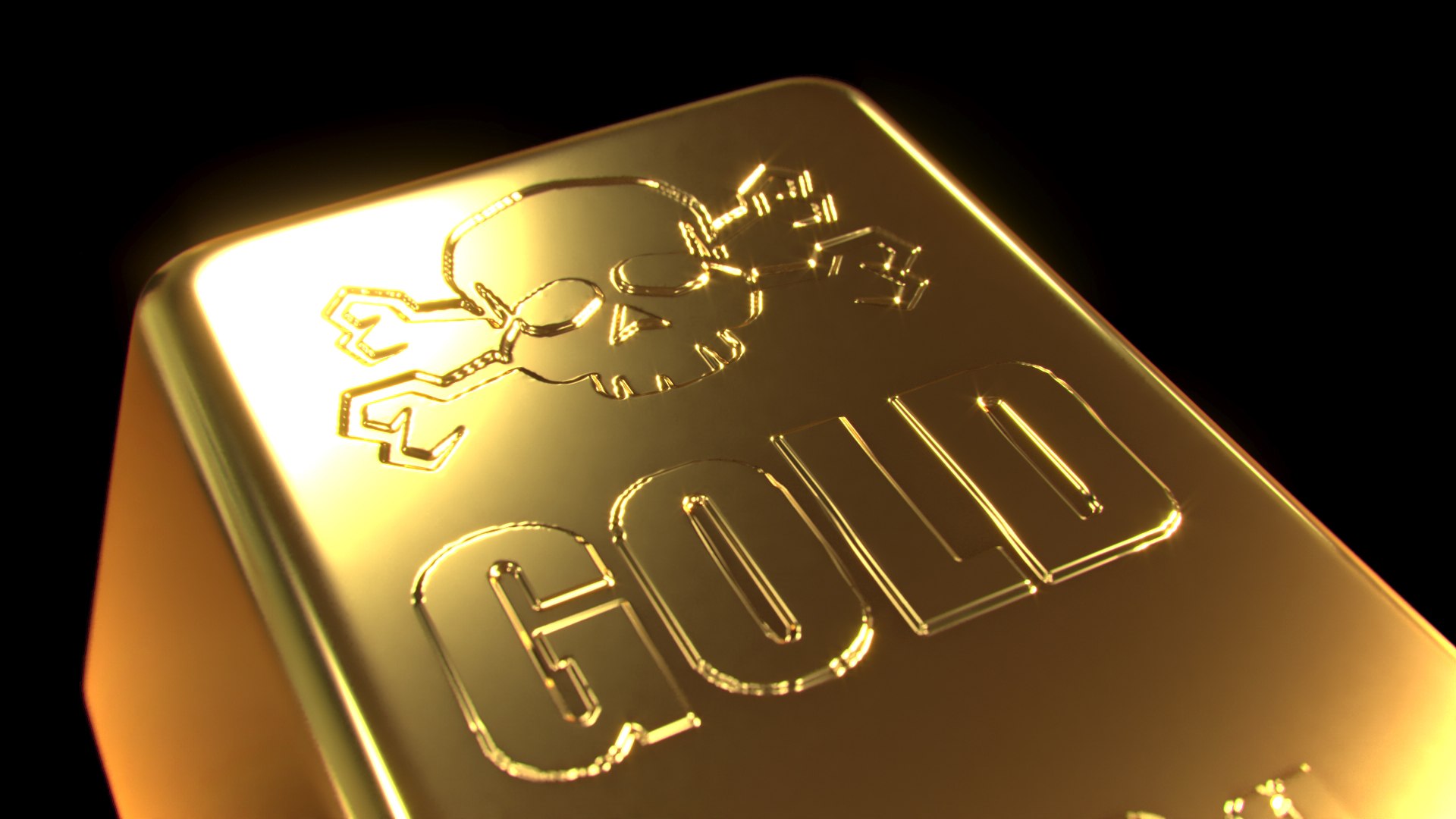 Gold Box 3D Model - TurboSquid 1679692