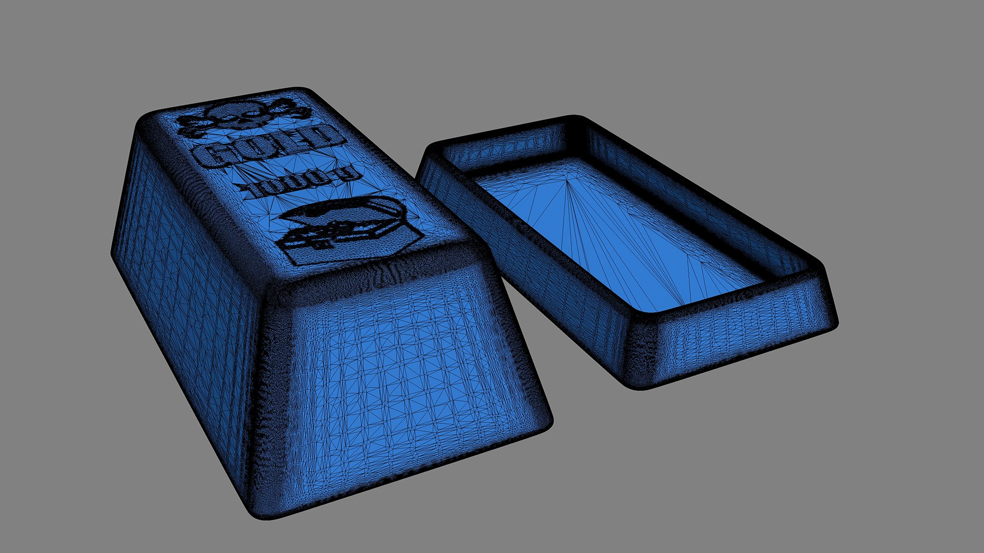 Gold Box 3D Model - TurboSquid 1679692