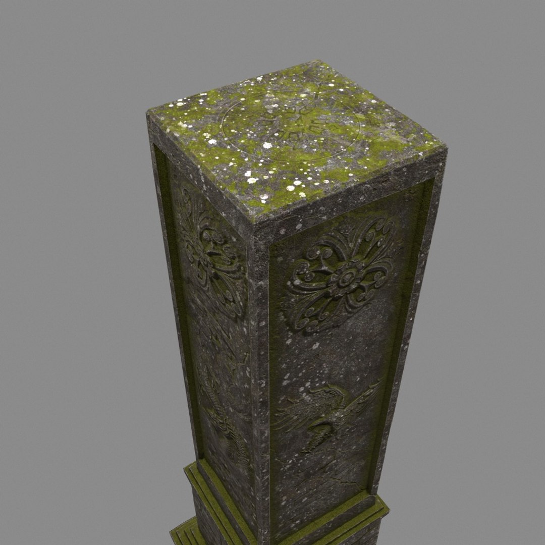 3D Pillar Model - TurboSquid 1201432