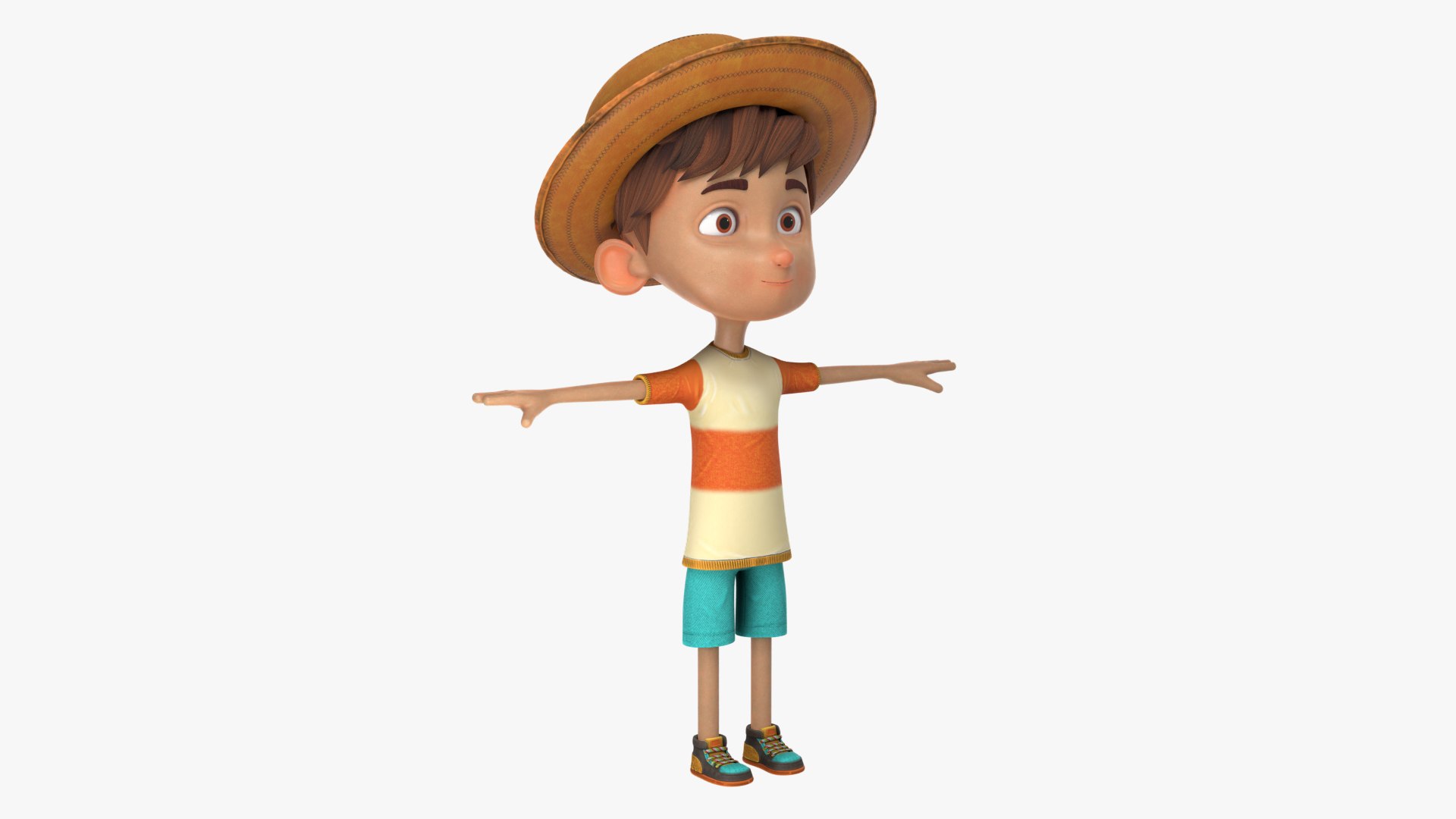 Cartoon Boy Model - TurboSquid 2148499