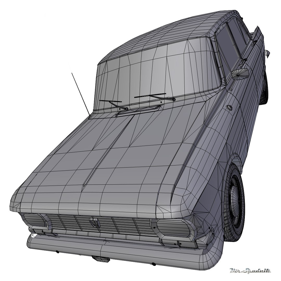 3ds azlk 412 moskvitch
