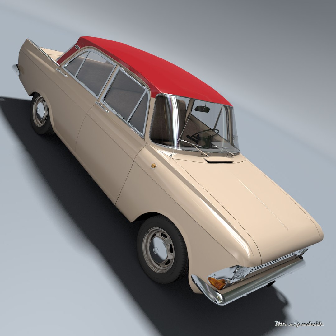 3ds azlk 412 moskvitch