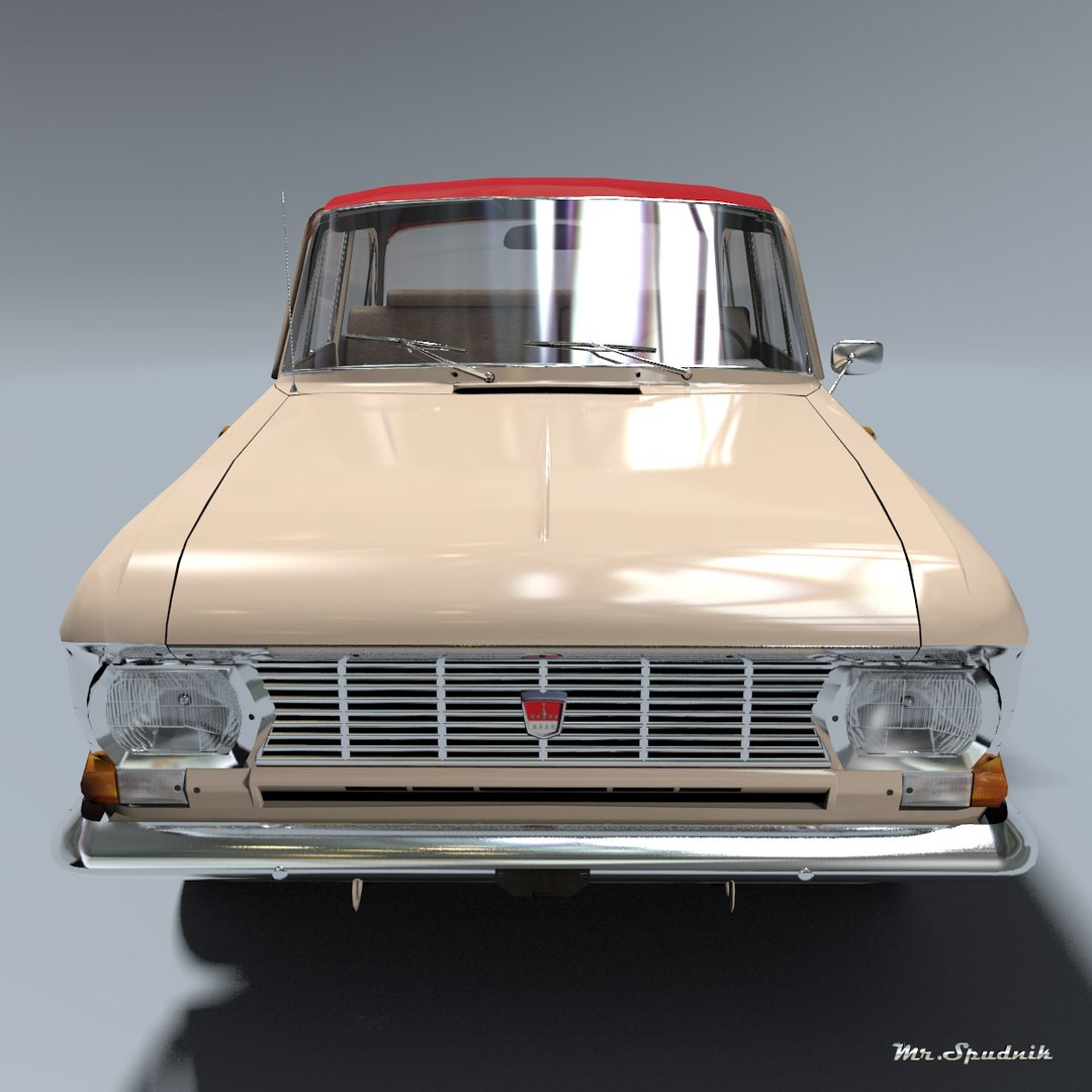 3ds azlk 412 moskvitch