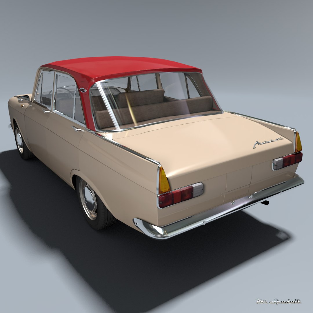 3ds azlk 412 moskvitch