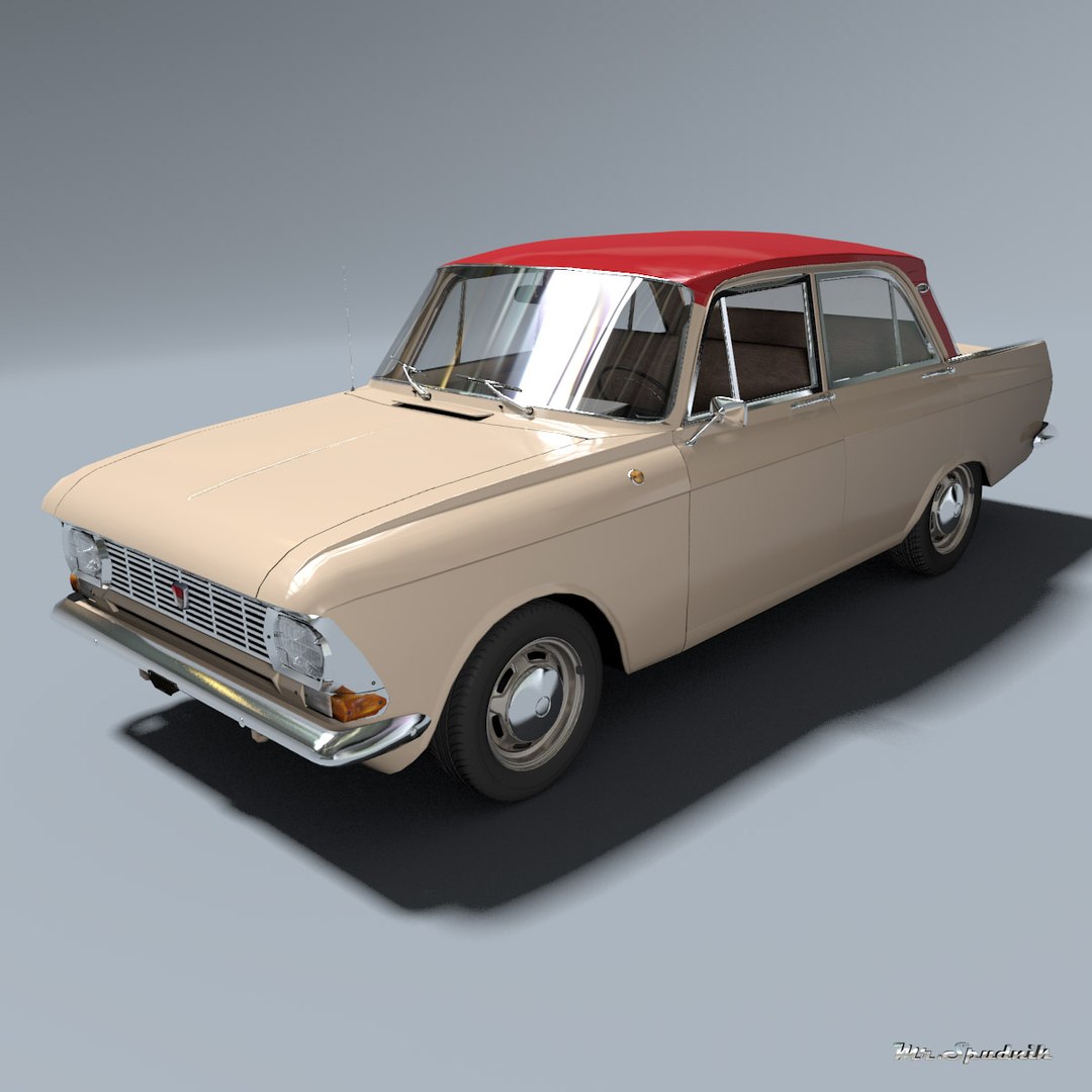3ds azlk 412 moskvitch