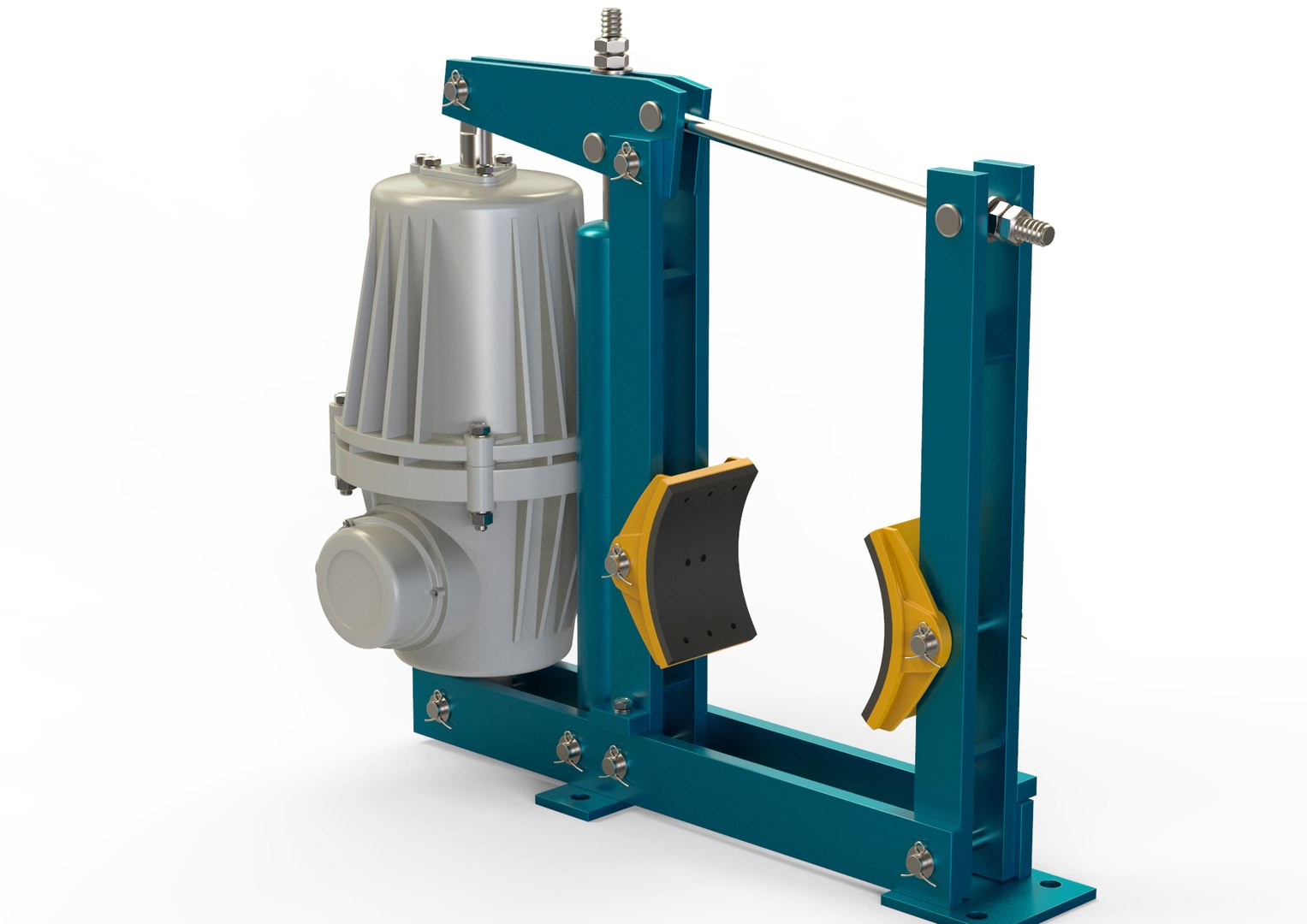 Industrial shoe brakes 3D model - TurboSquid 1382990
