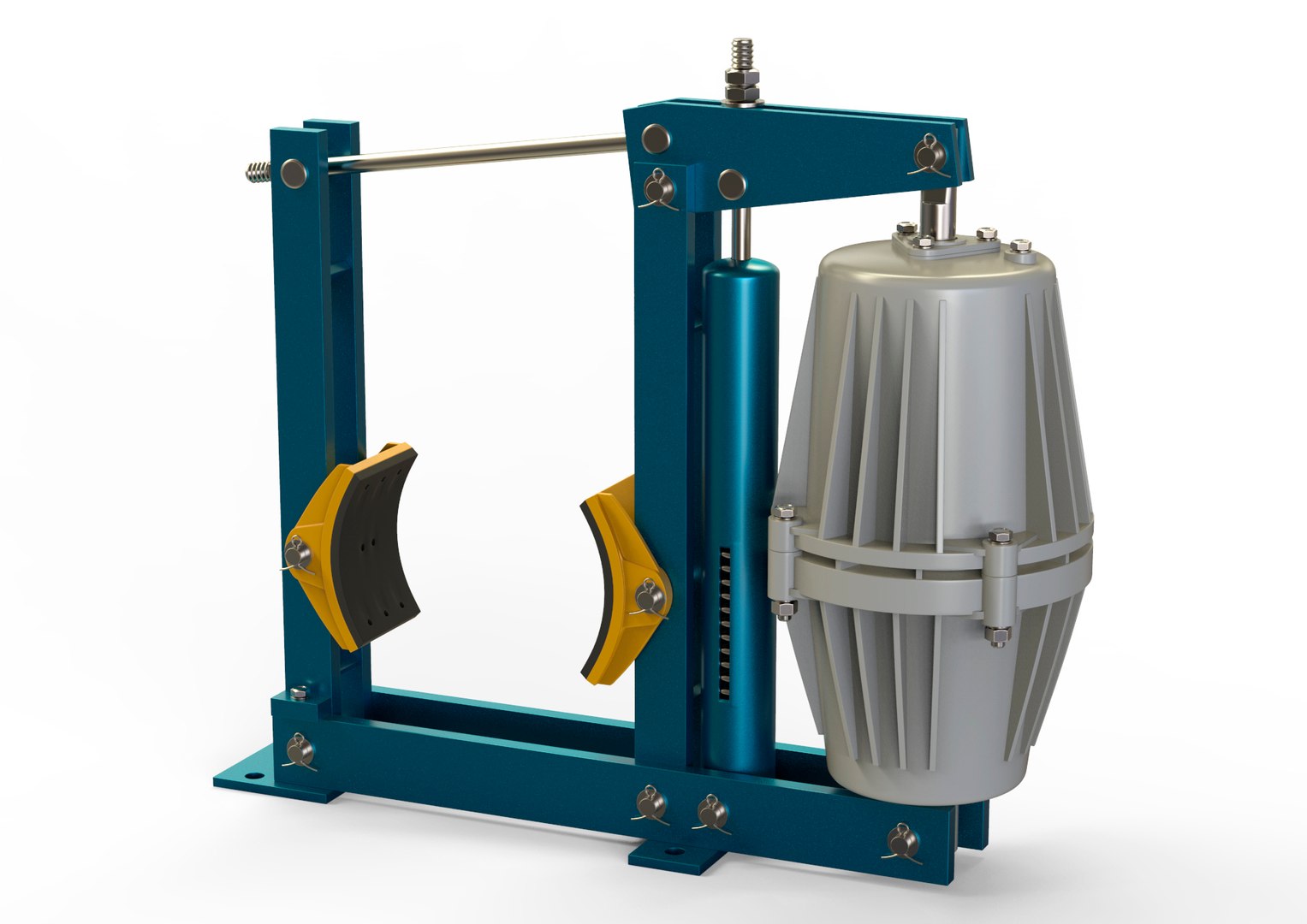 Industrial shoe brakes 3D model - TurboSquid 1382990