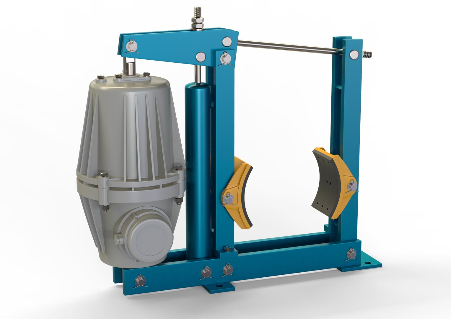 Industrial shoe brakes 3D model - TurboSquid 1382990