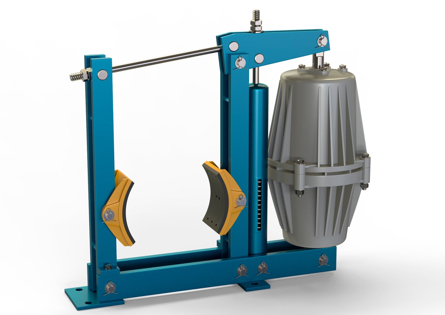 Industrial shoe brakes 3D model - TurboSquid 1382990