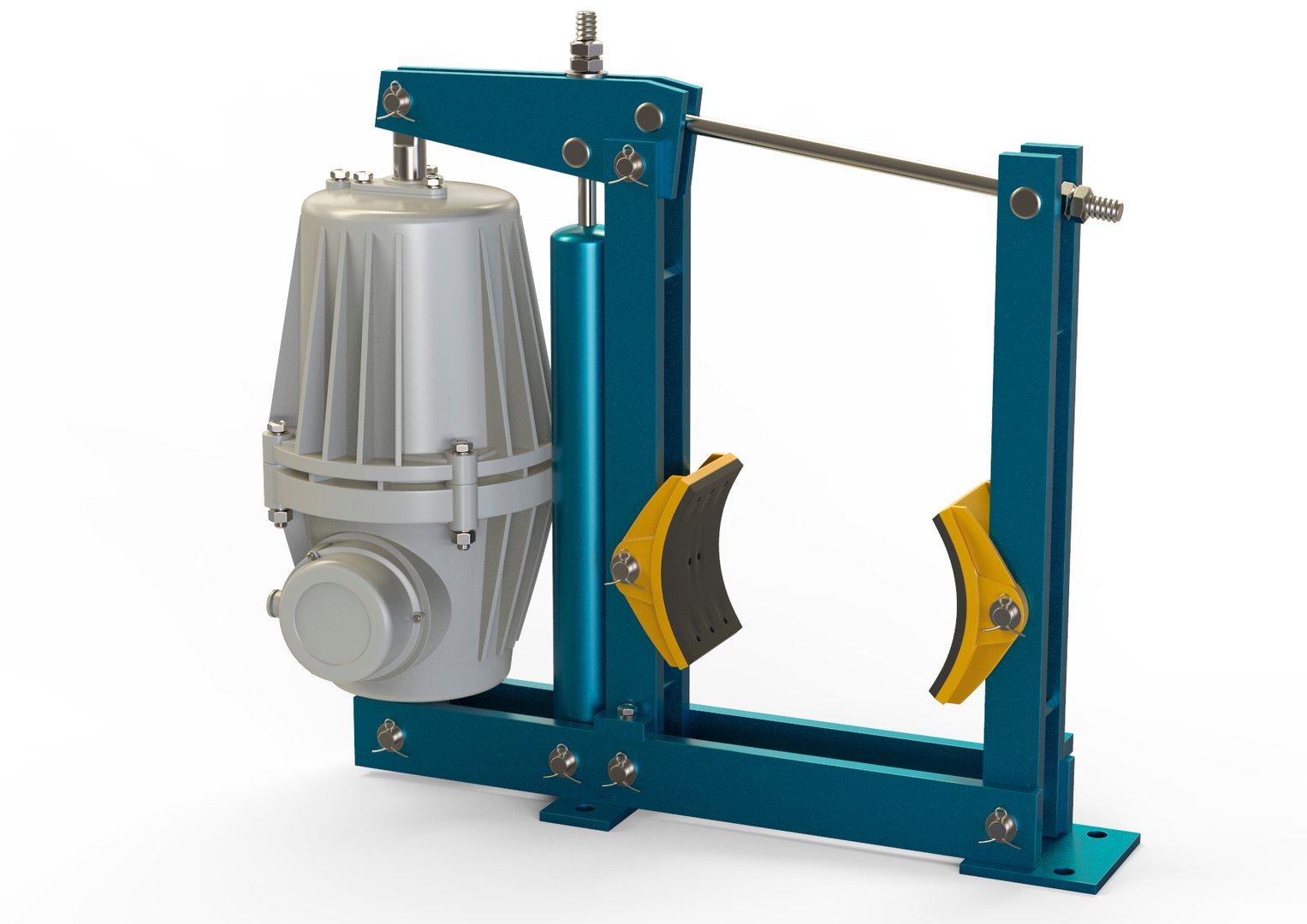 Industrial shoe brakes 3D model - TurboSquid 1382990