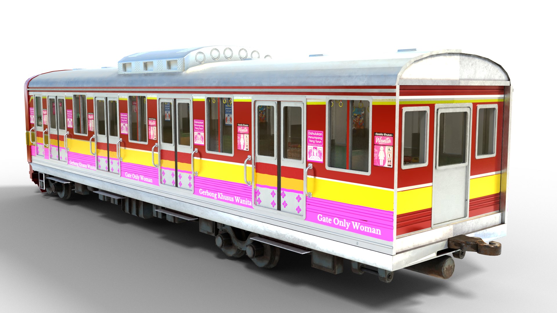 Computerline Train Model - TurboSquid 1387626