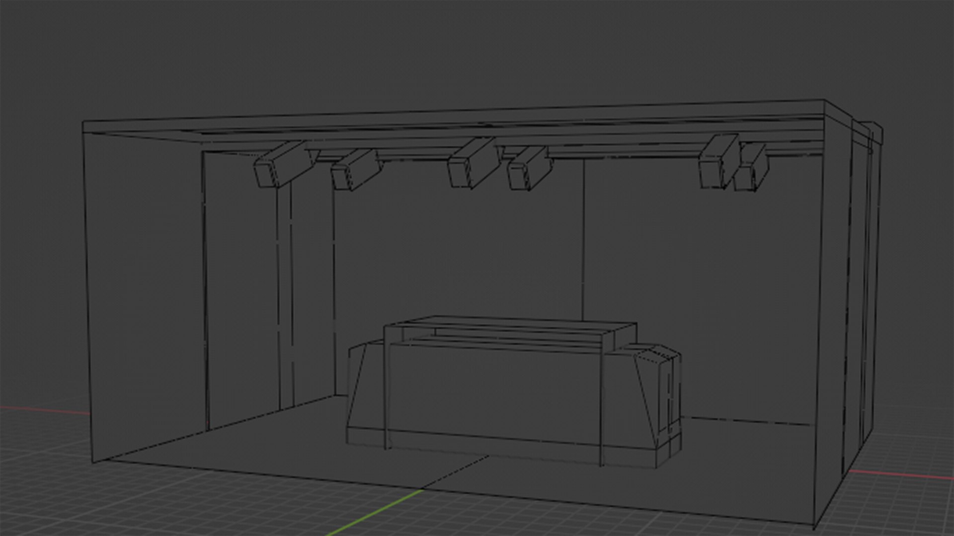 3D Simple TV Studio Colorful and Marble Blue - TurboSquid 2064968