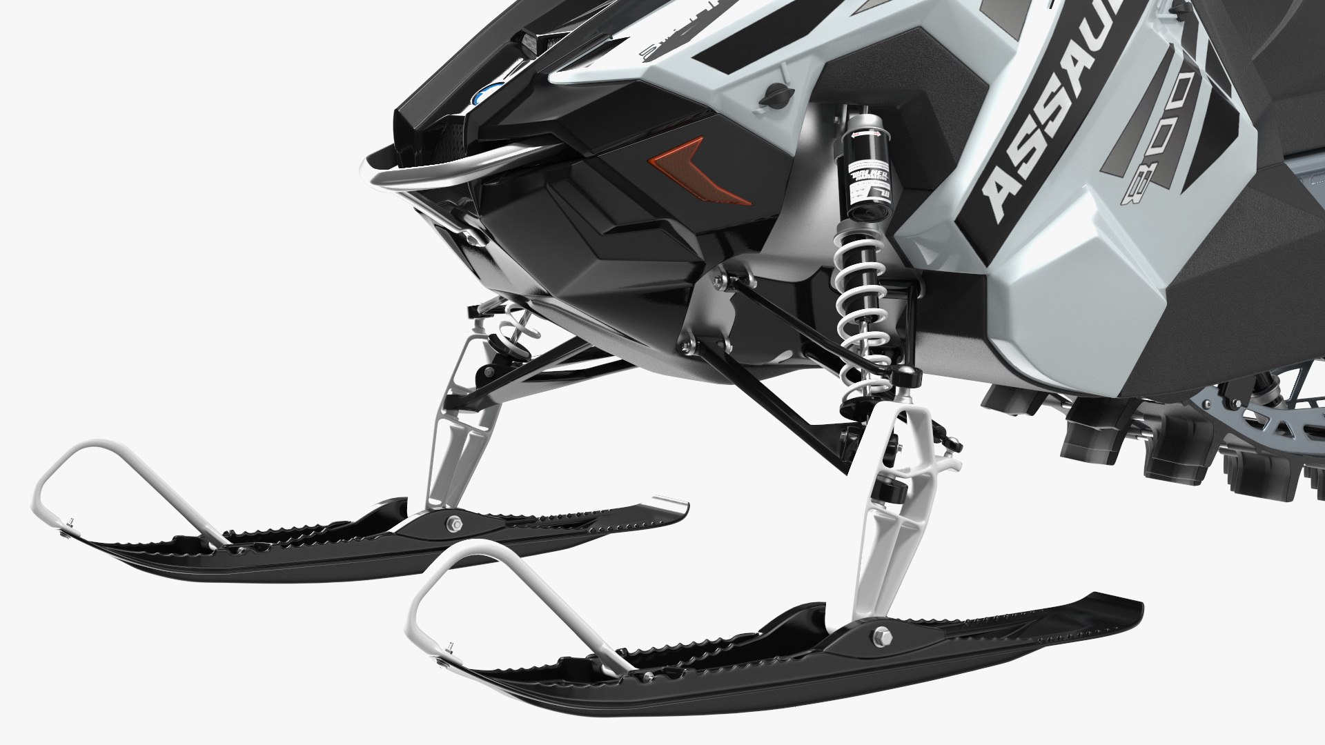 3D Snowmobile Whith Box Freight Sled Rigged Model - TurboSquid 2113823