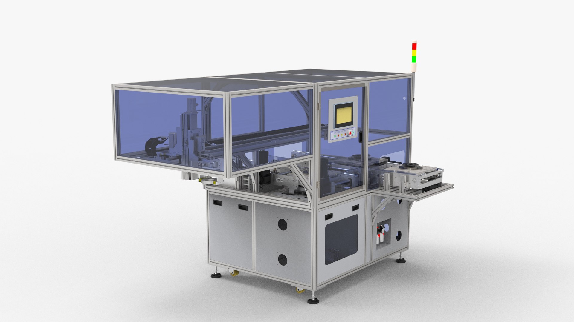 Automatic Dynamic Balance Measurement Transfer Machine 3D Model ...
