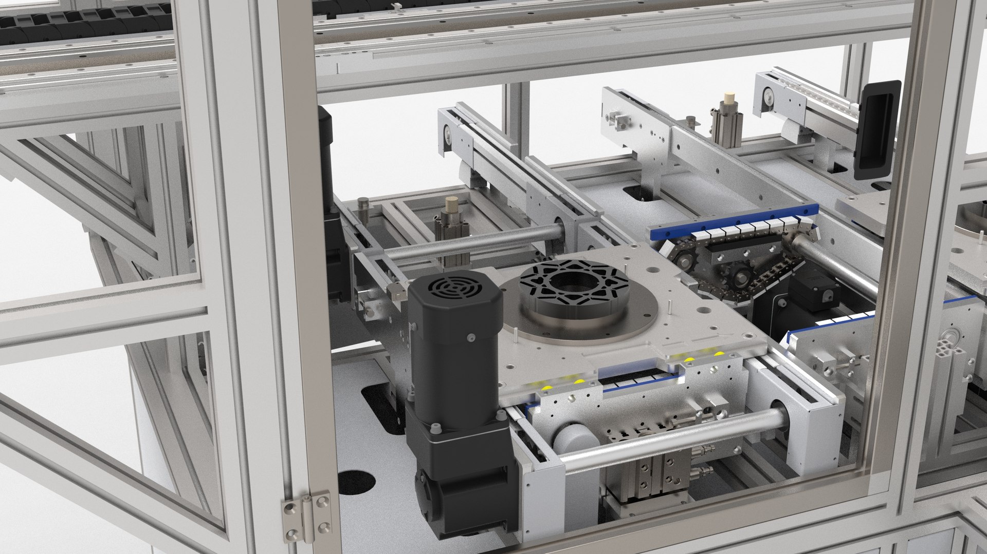 Automatic Dynamic Balance Measurement Transfer Machine 3D Model ...