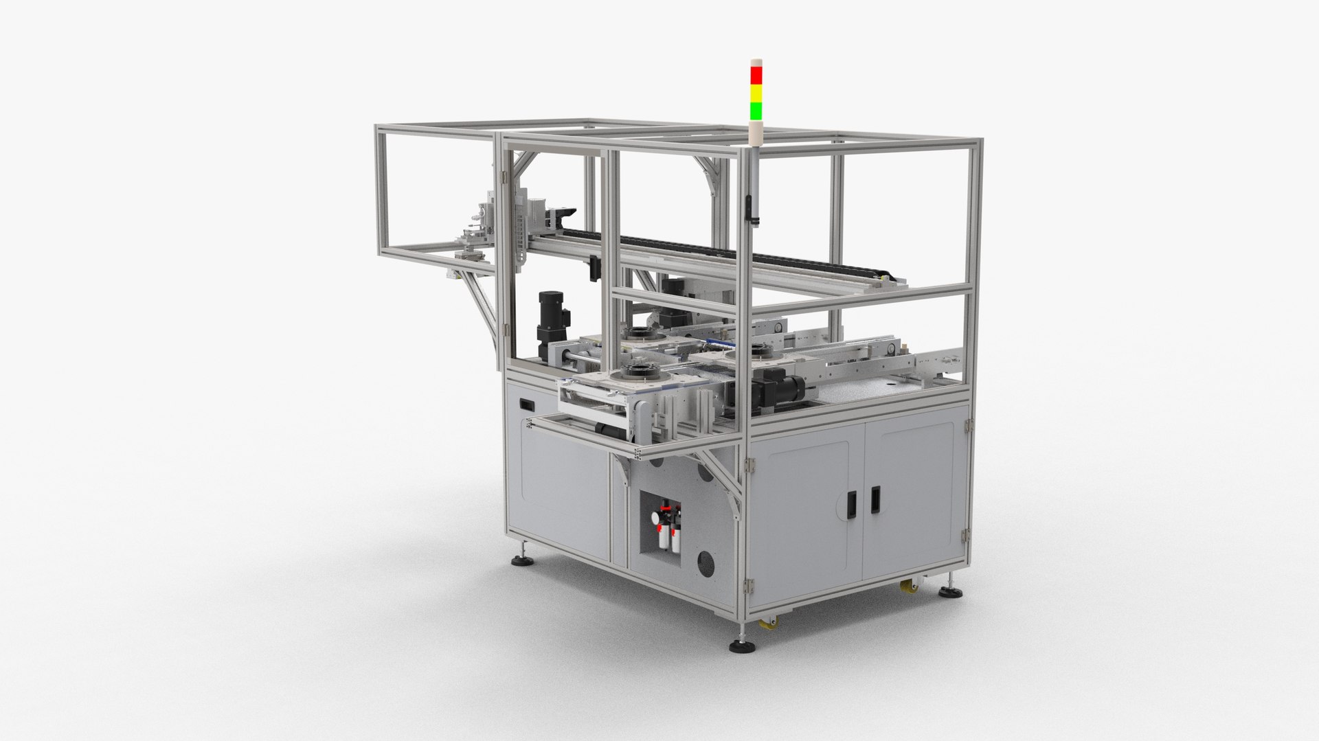 Automatic Dynamic Balance Measurement Transfer Machine 3D Model ...